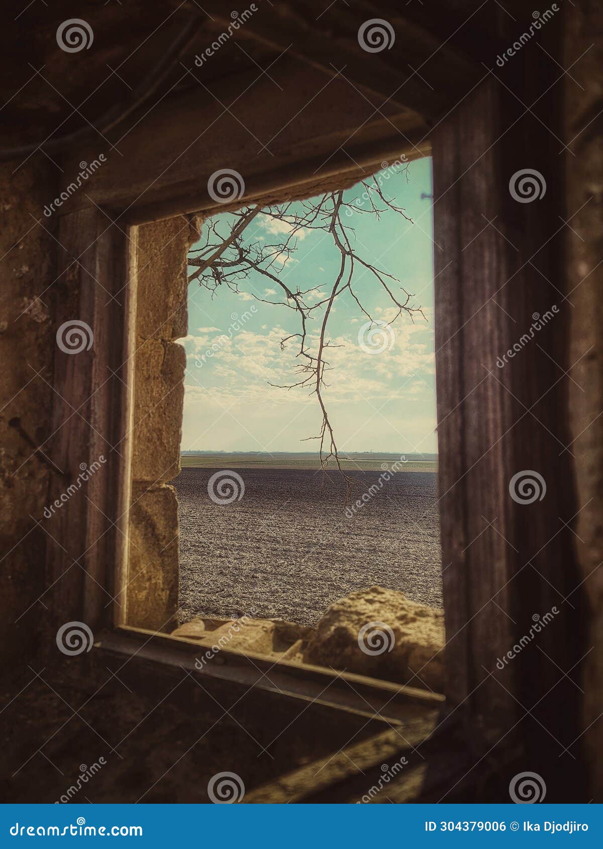 Weathered window stock photo. Image of retro, square - 304379006