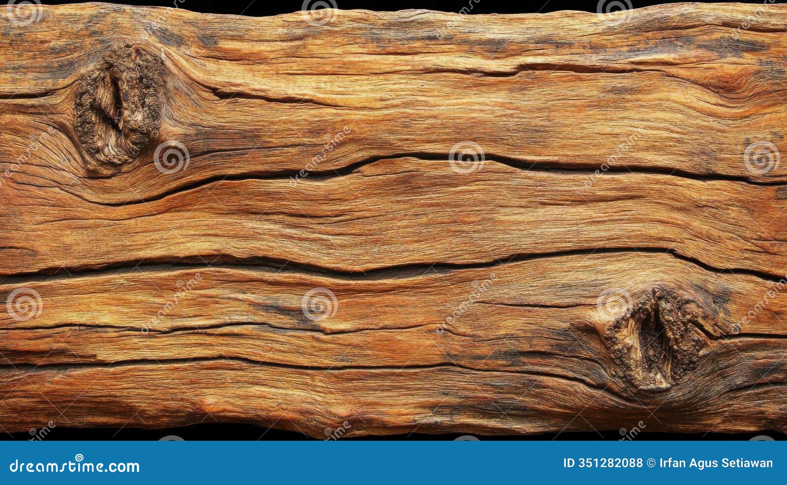 Weathered Wood Grain Texture Showing Natural Knots Stock Illustration ...