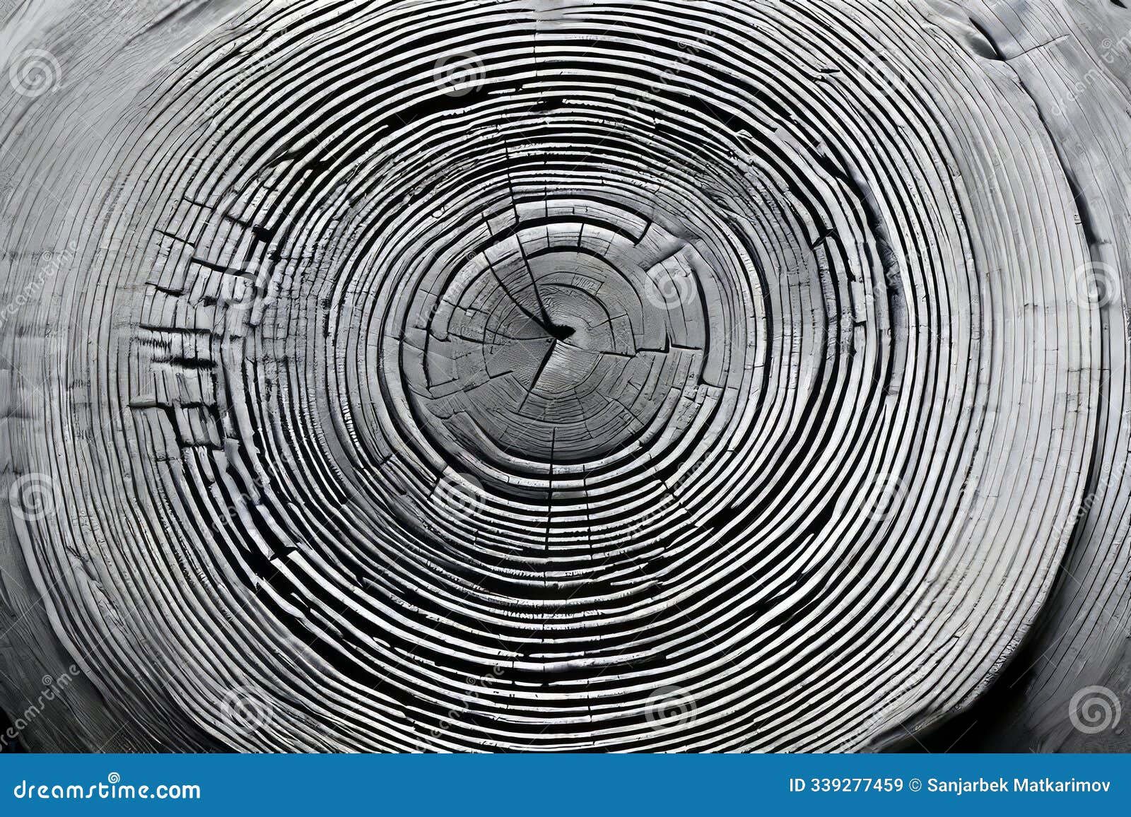 Weathered Wood with Matrix Code Tree Rings Close Up of Wood Grai Stock ...