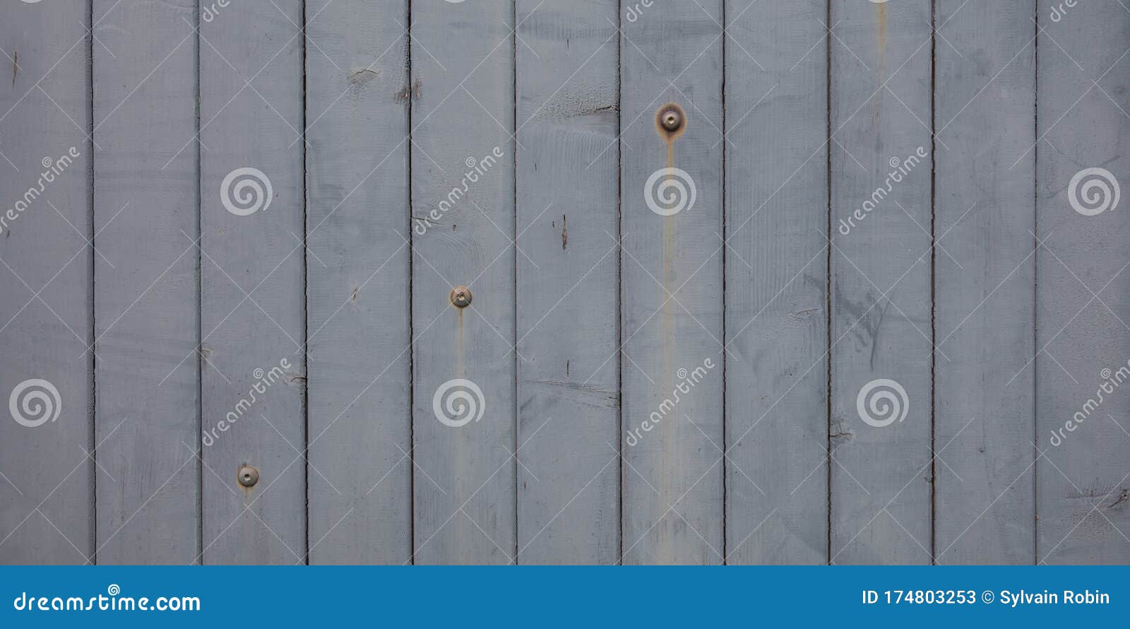 Weathered Wood Plank Barn Siding Background with Rusty Nail-heads Stock ...