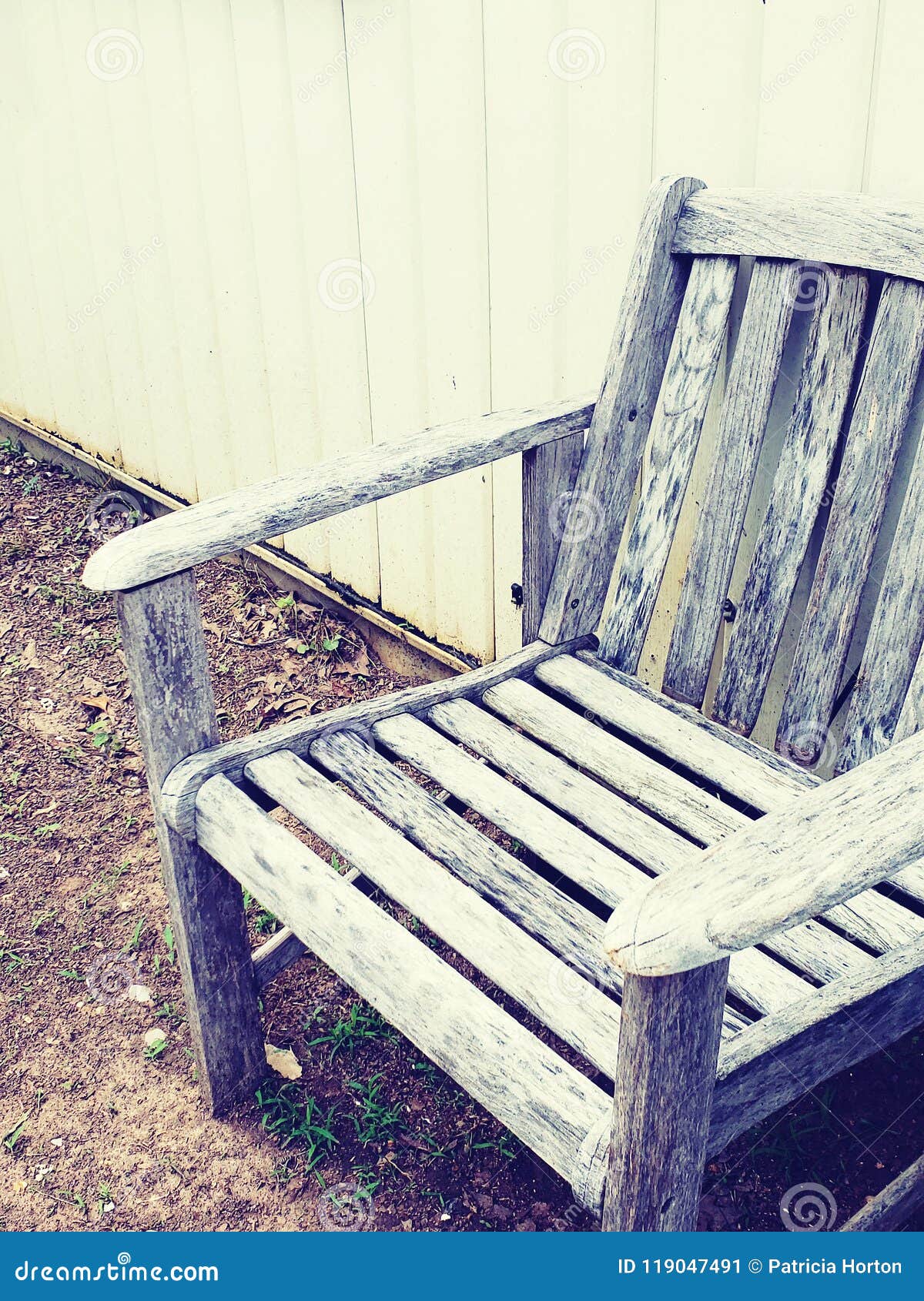 Weathered Wooden chair stock image. Image of wooden - 119047491