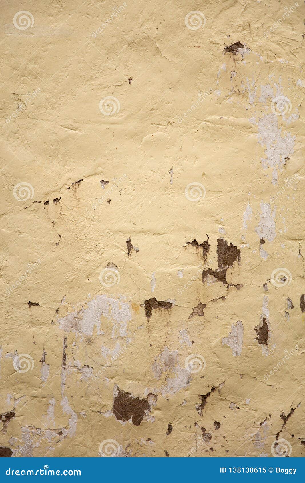 Weathered yellow mud wall stock image. Image of pattern - 138130615