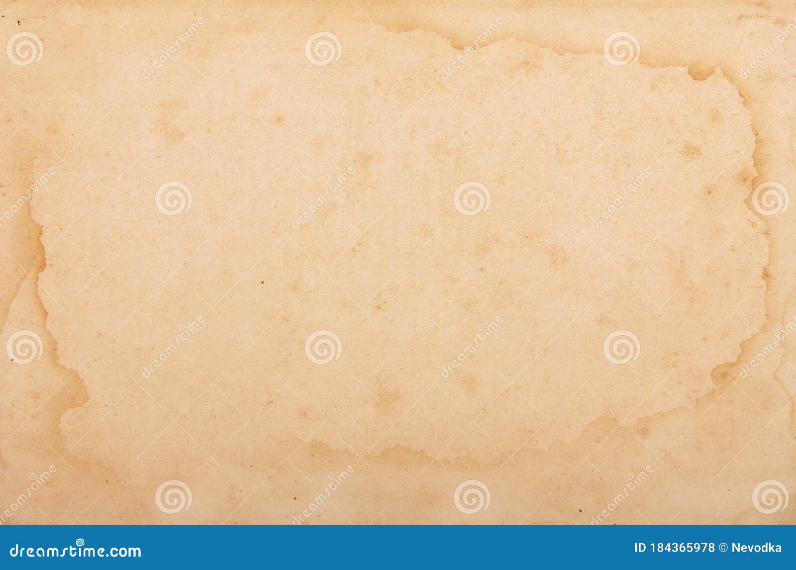 Weathered and Yellowed Paper Texture Stock Photo - Image of detail ...