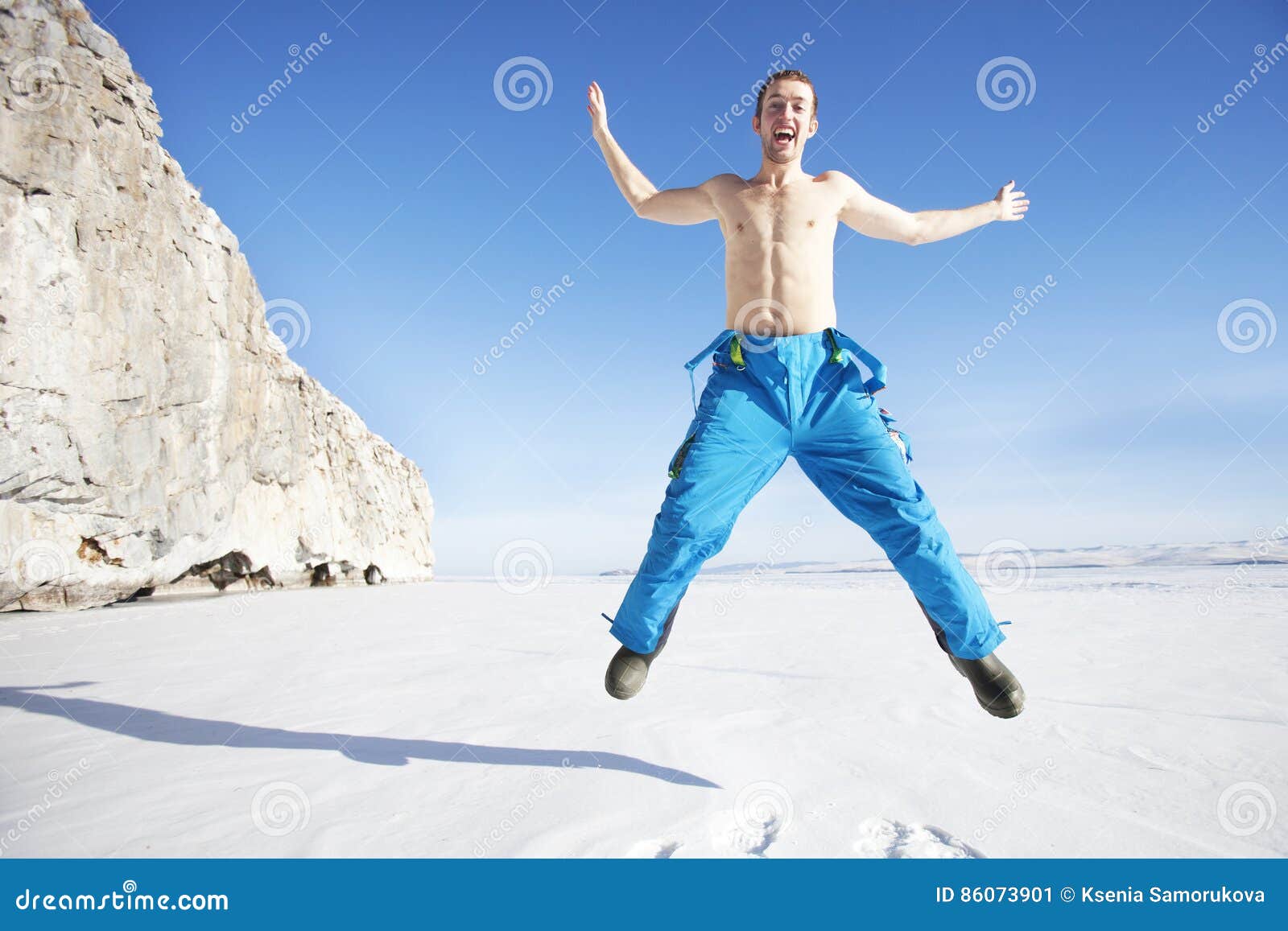 Weathered Young Man in the Cold Stock Image - Image of inspiring ...
