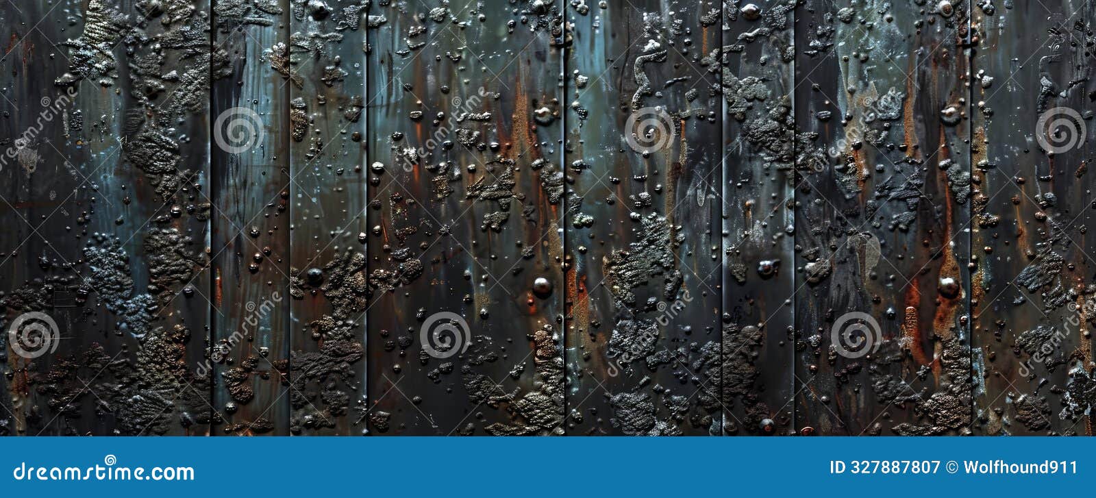 A Weathered Zinc Background with Patina Effects and Intricate Textures ...