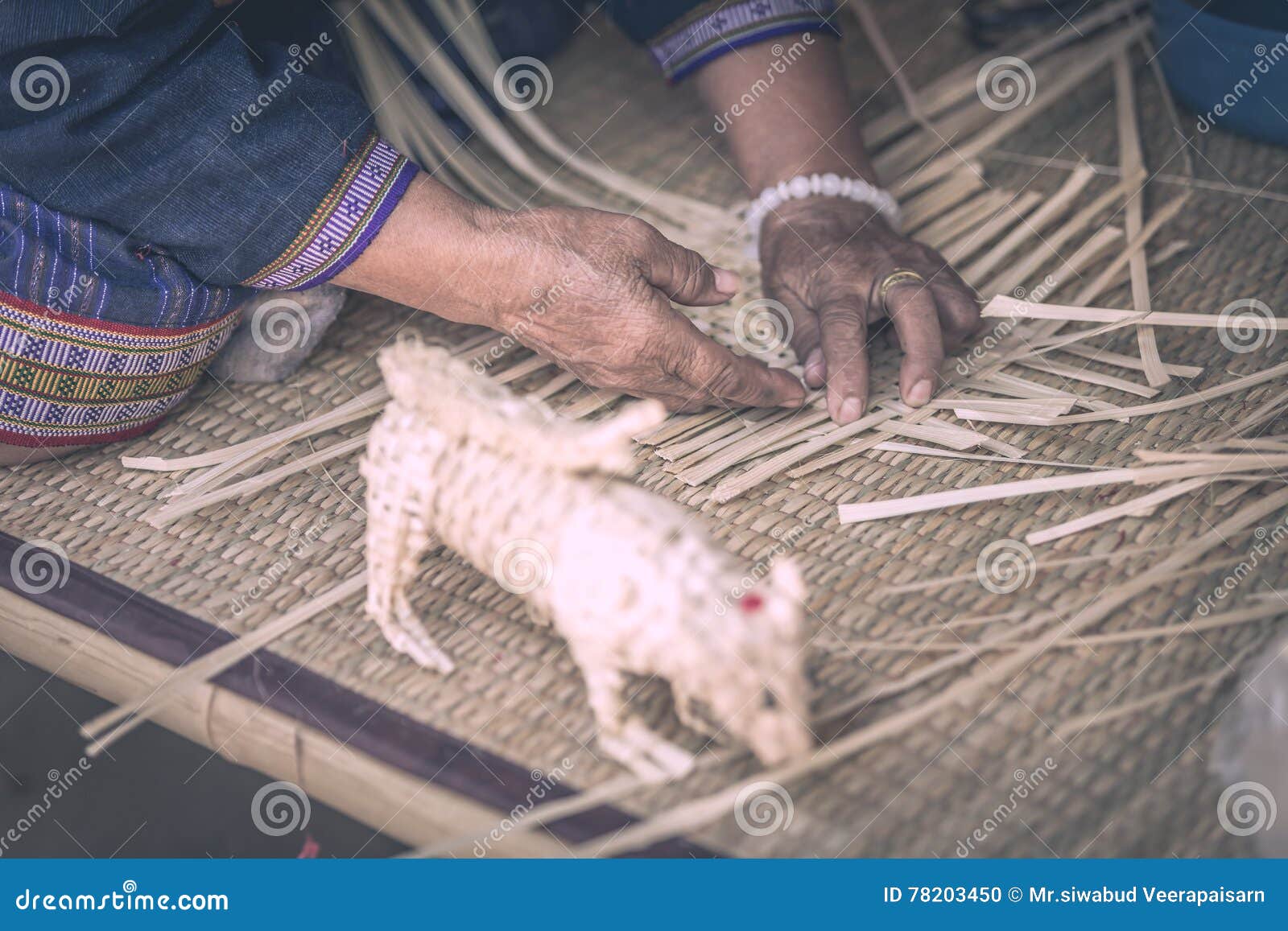 Weave pattern hand bamboo stock photo. Image of braided - 78203450