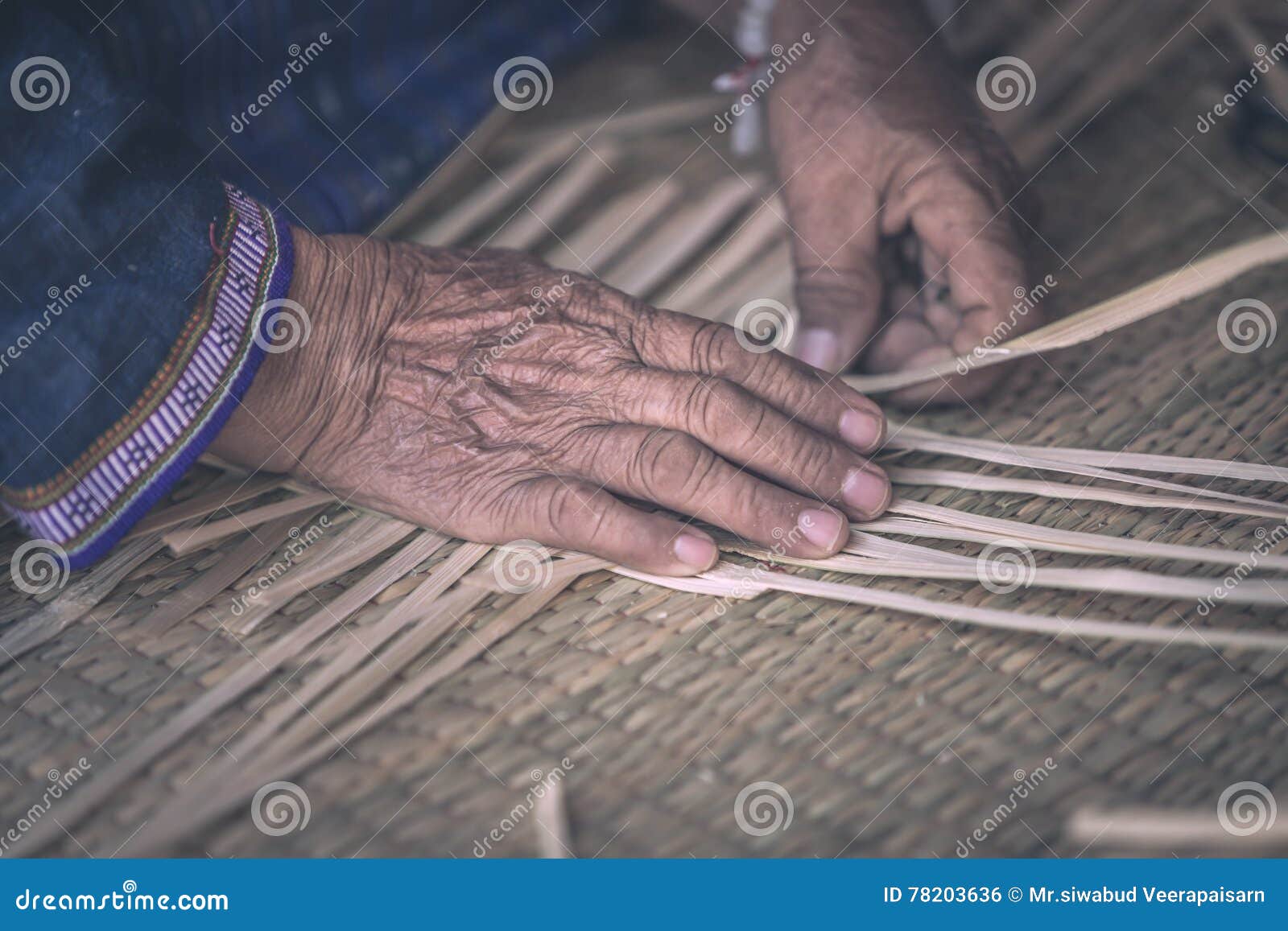 Weave pattern hand bamboo stock photo. Image of hand - 78203636