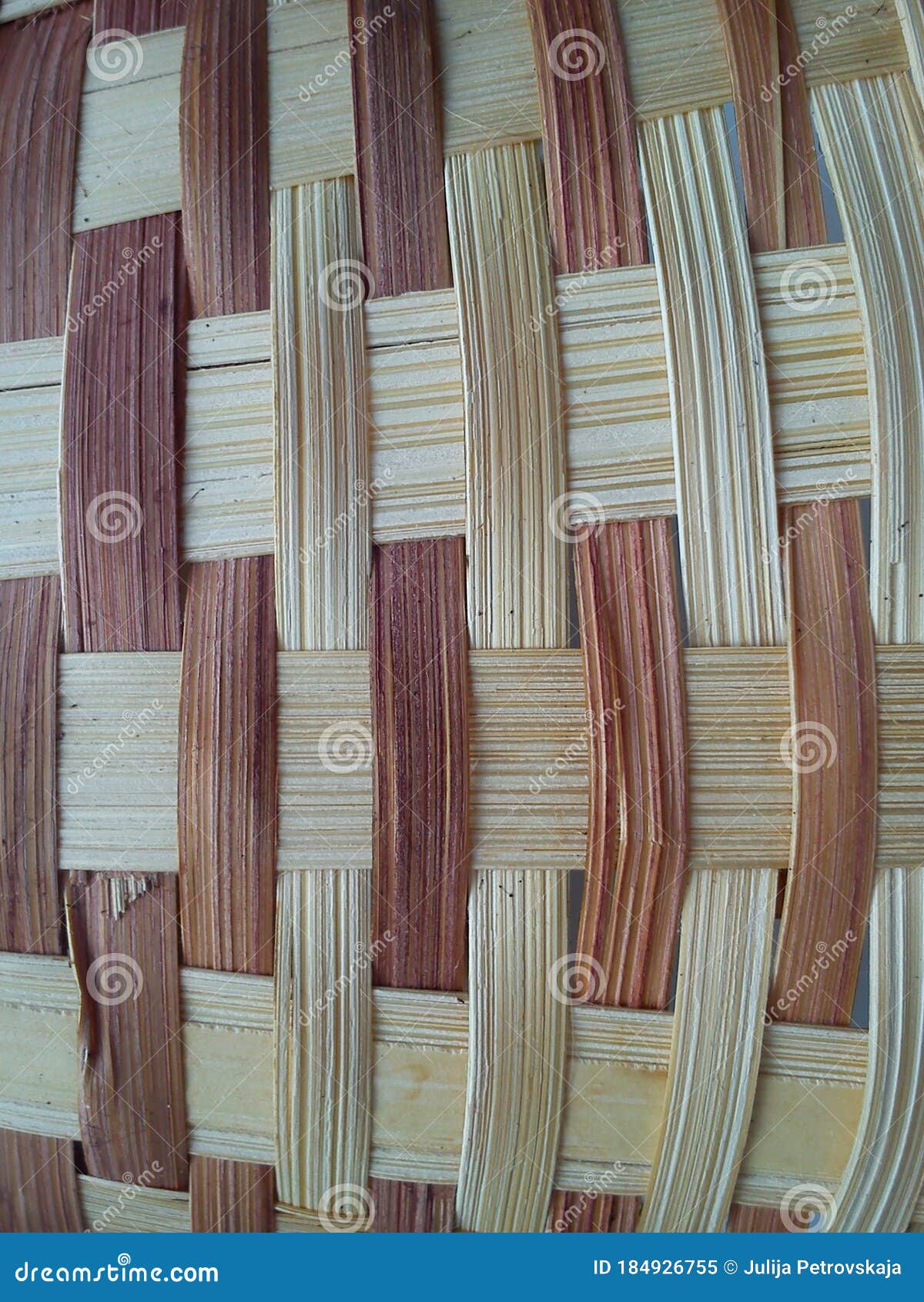 Weave Straw. Traditional Wicker Basket Close-up Stock Image - Image of ...