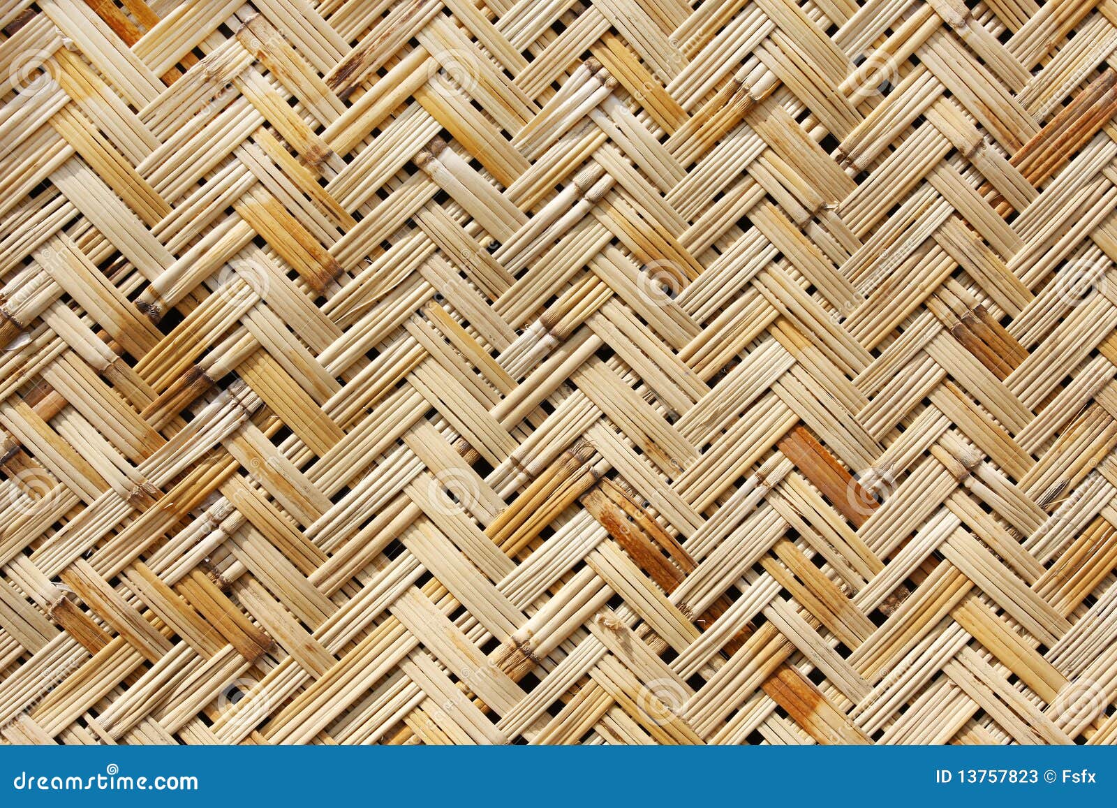 A Weaved Basket in a Natural Color Stock Image - Image of natural ...