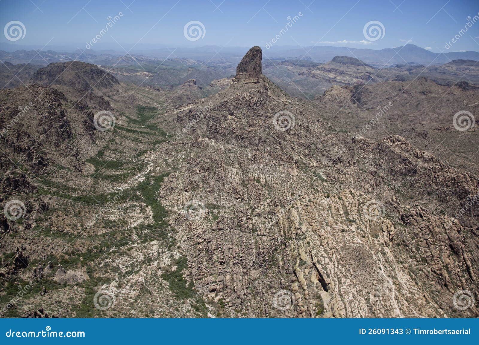 Weaver s Needle stock image. Image of mountains, weaver - 26091343