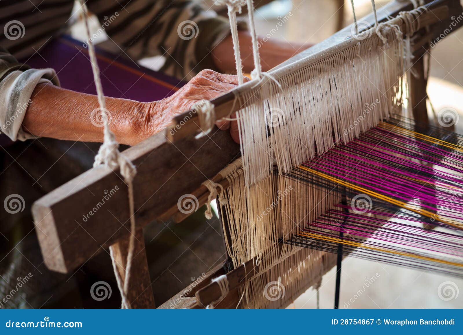 Weaving stock image. Image of skill, homemade, making - 28754867