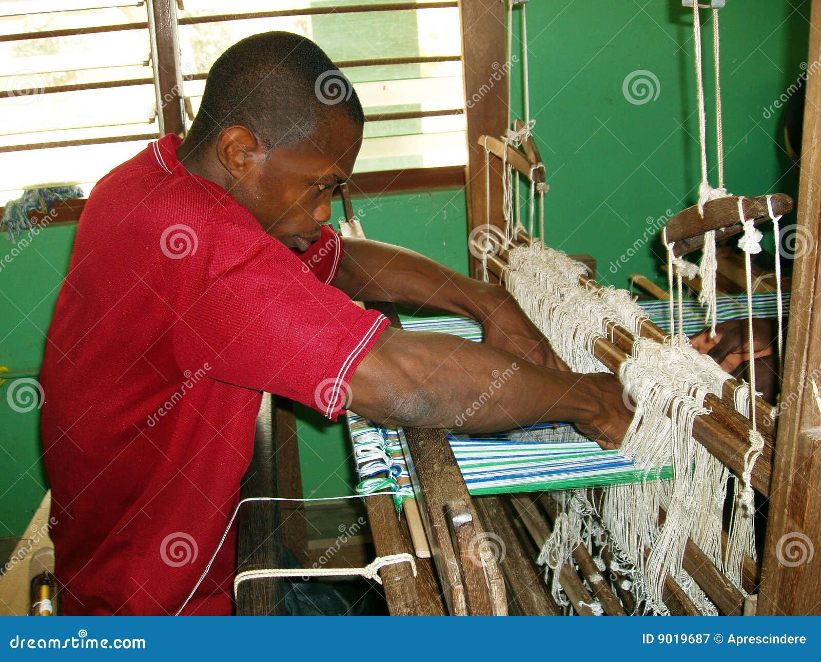 Weaving editorial photography. Image of employee, blankets - 9019687