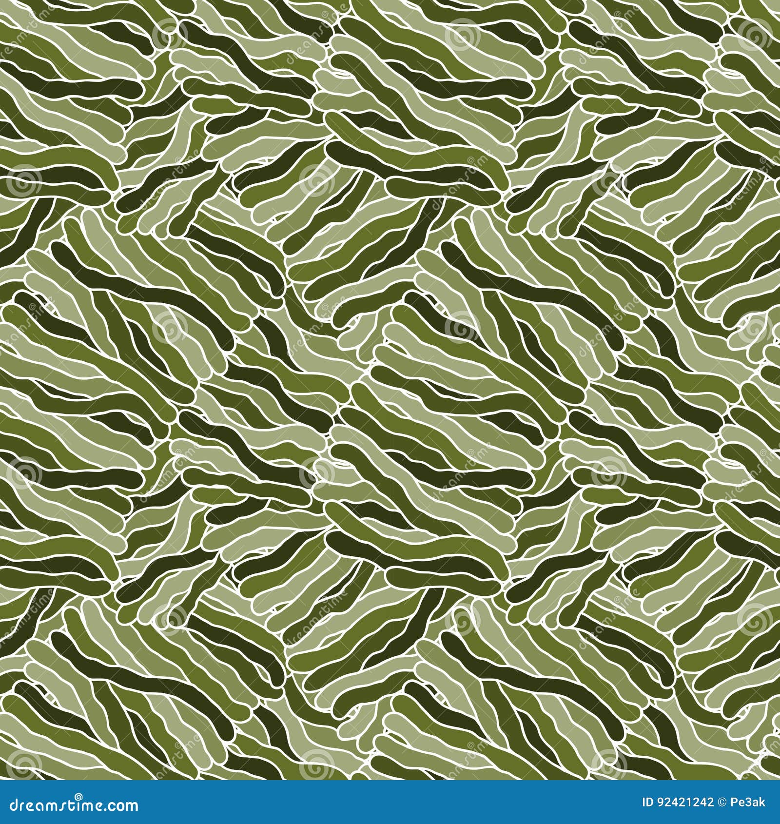 Weaving Abstract Shapes Vector Seamless Pattern. Stock Vector ...