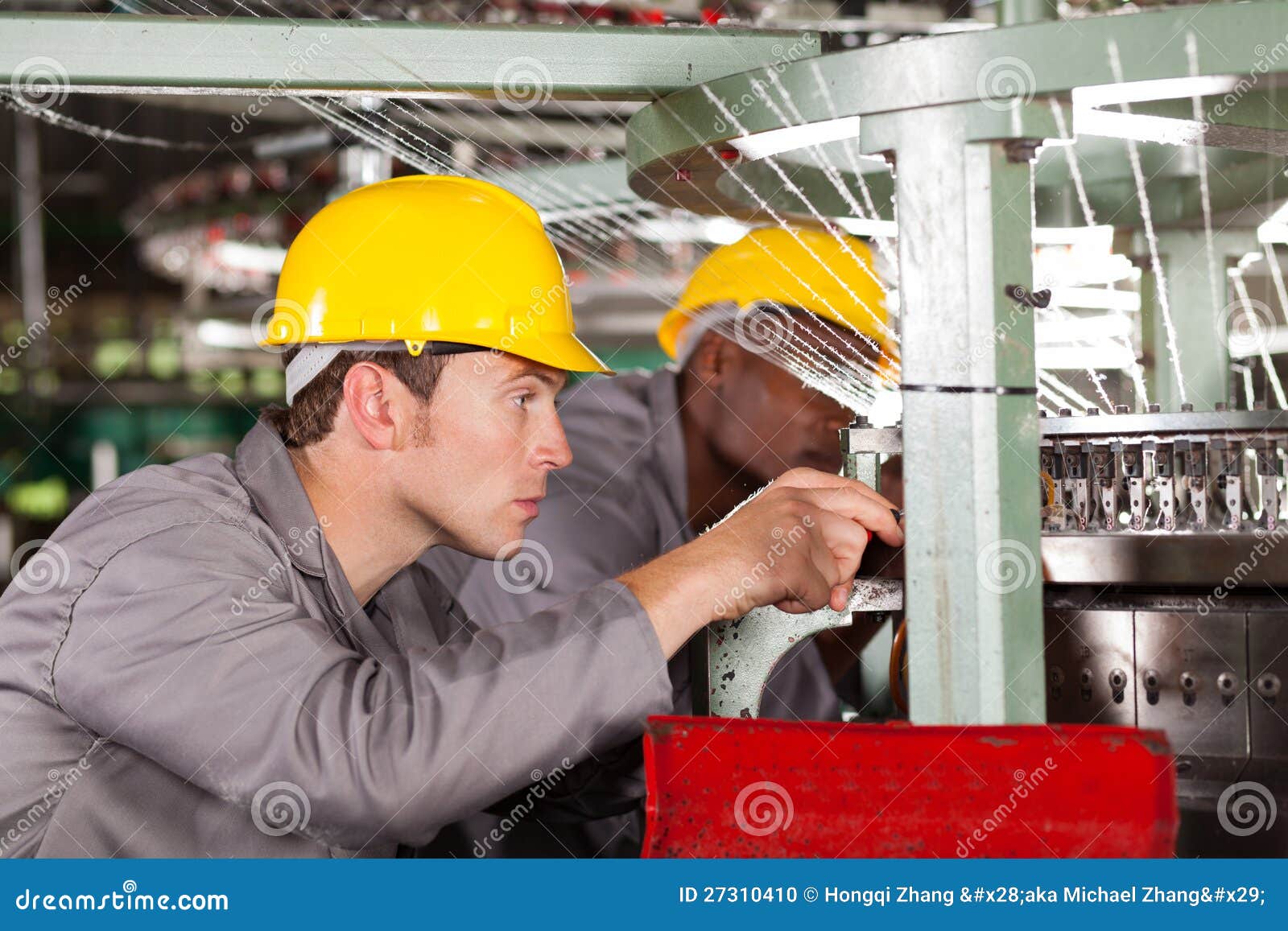 Weaving machine mechanics stock photo. Image of manufacturer - 27310410