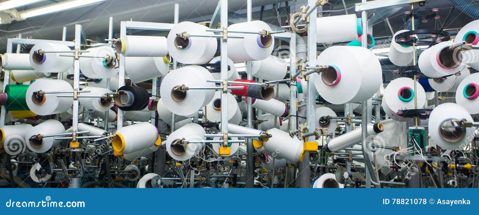 Weaving Machinery for the Production of Yarn, Cloth from Cotton Stock ...