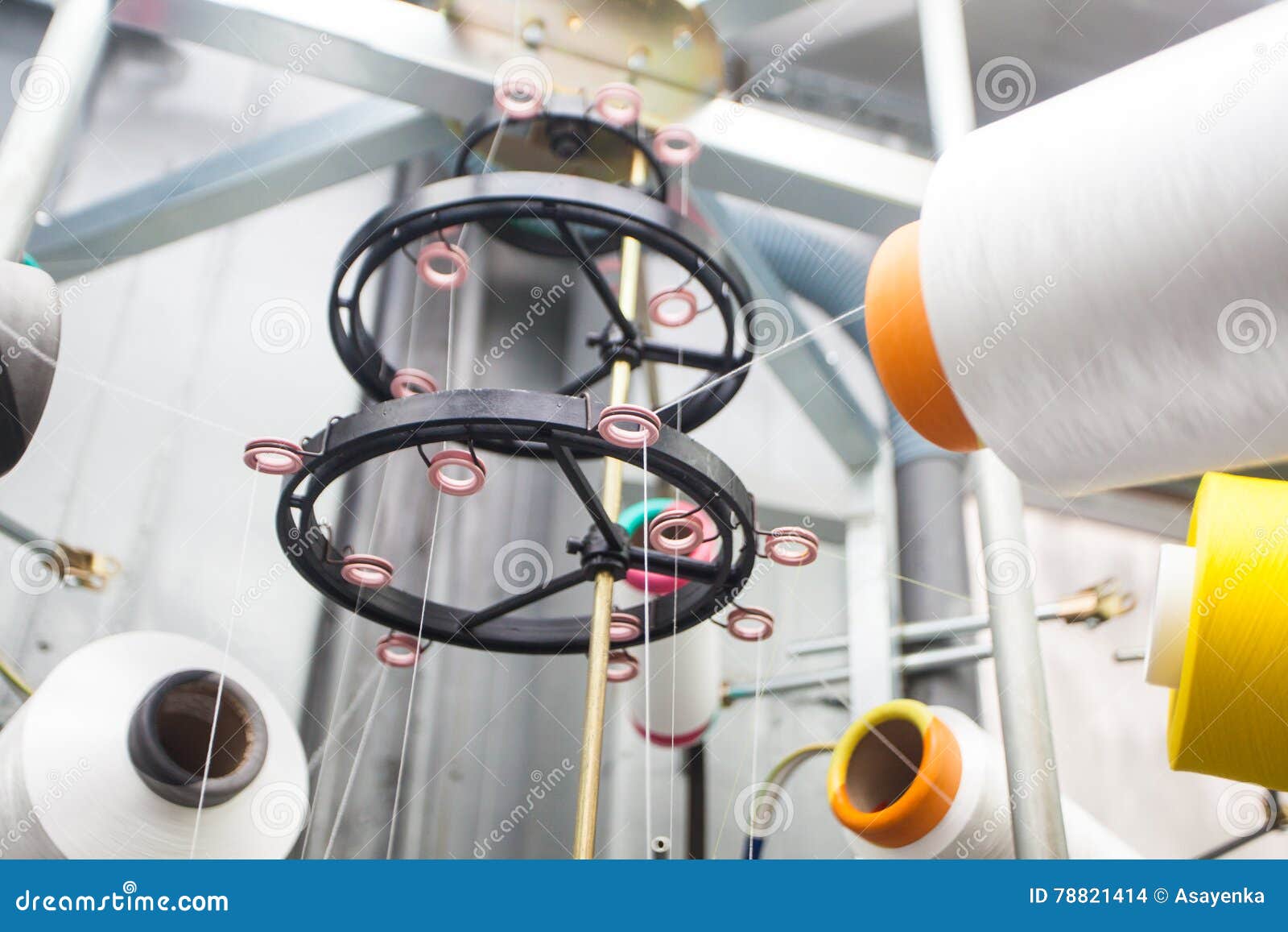 Weaving Machinery for the Production of Yarn, Cloth from Cotton Stock ...