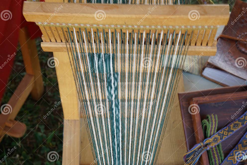Weaving is One of the Oldest Techniques of Fabric Making Stock Image ...
