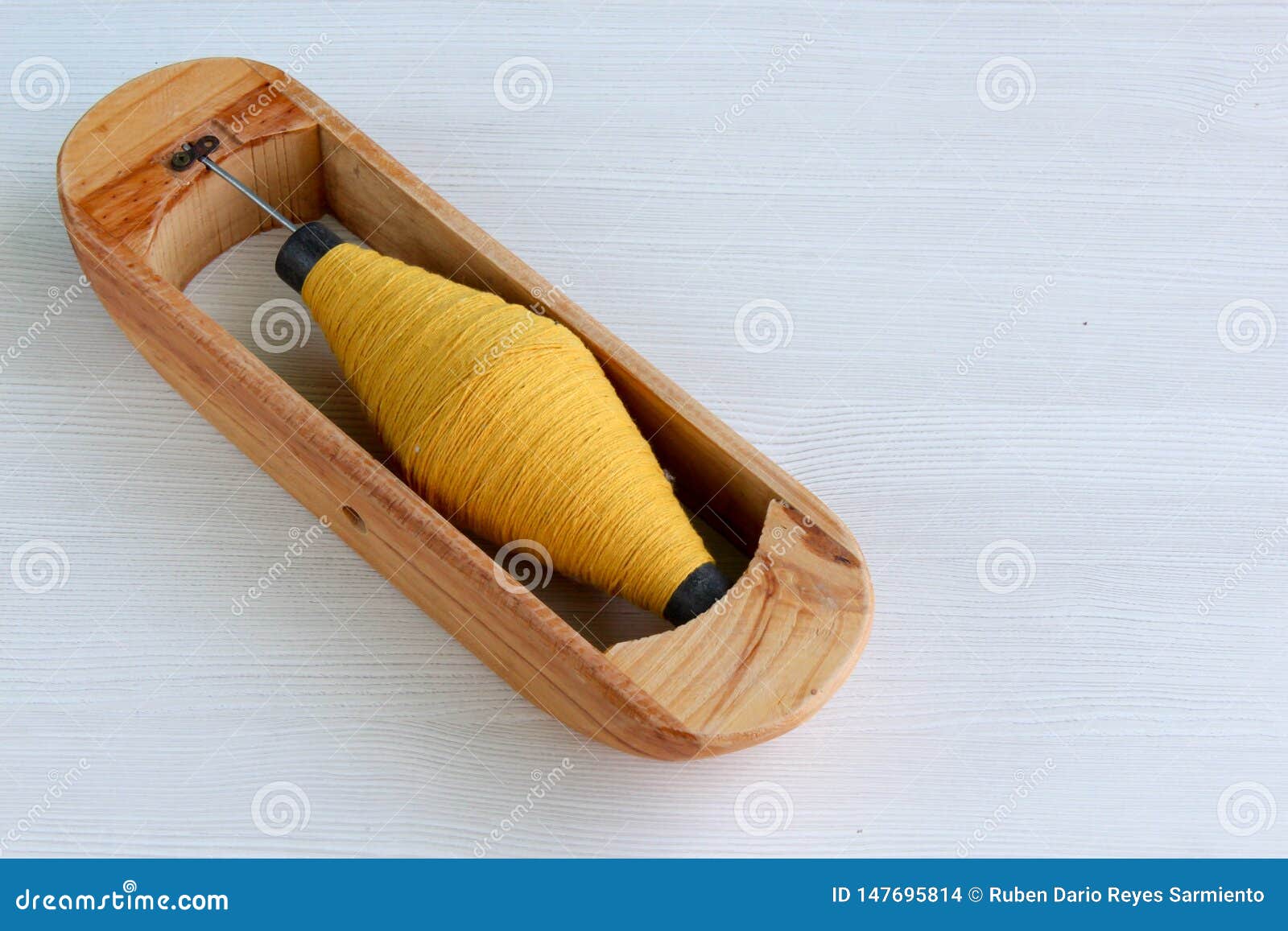 Weaving Shuttle, Weaving Loom and Shuttle on the Warp Stock Photo ...