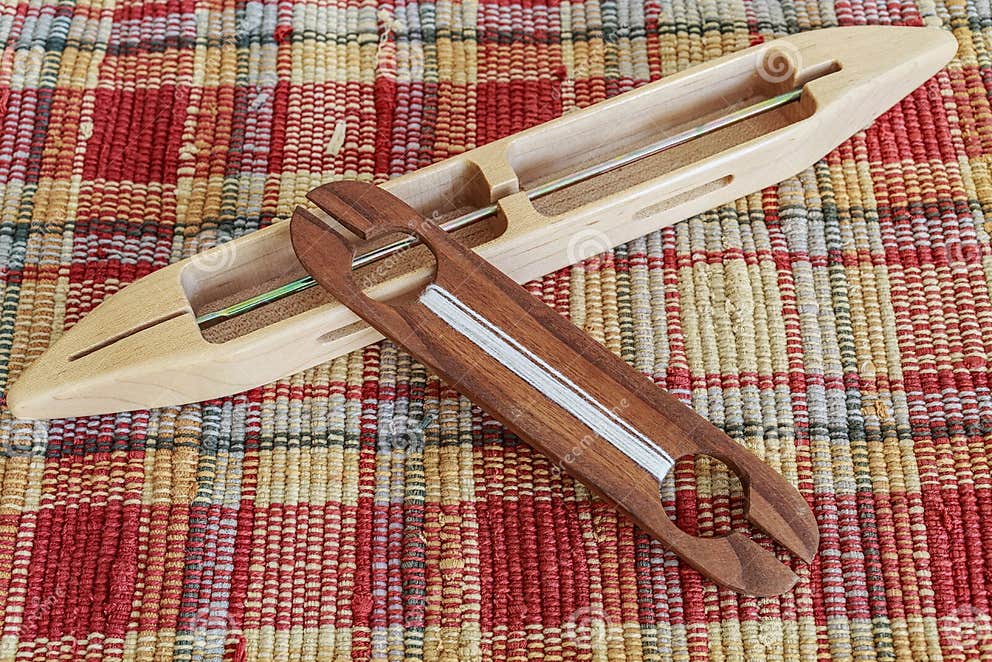 Wooden Weaving Shuttles stock image. Image of decorative - 186416983