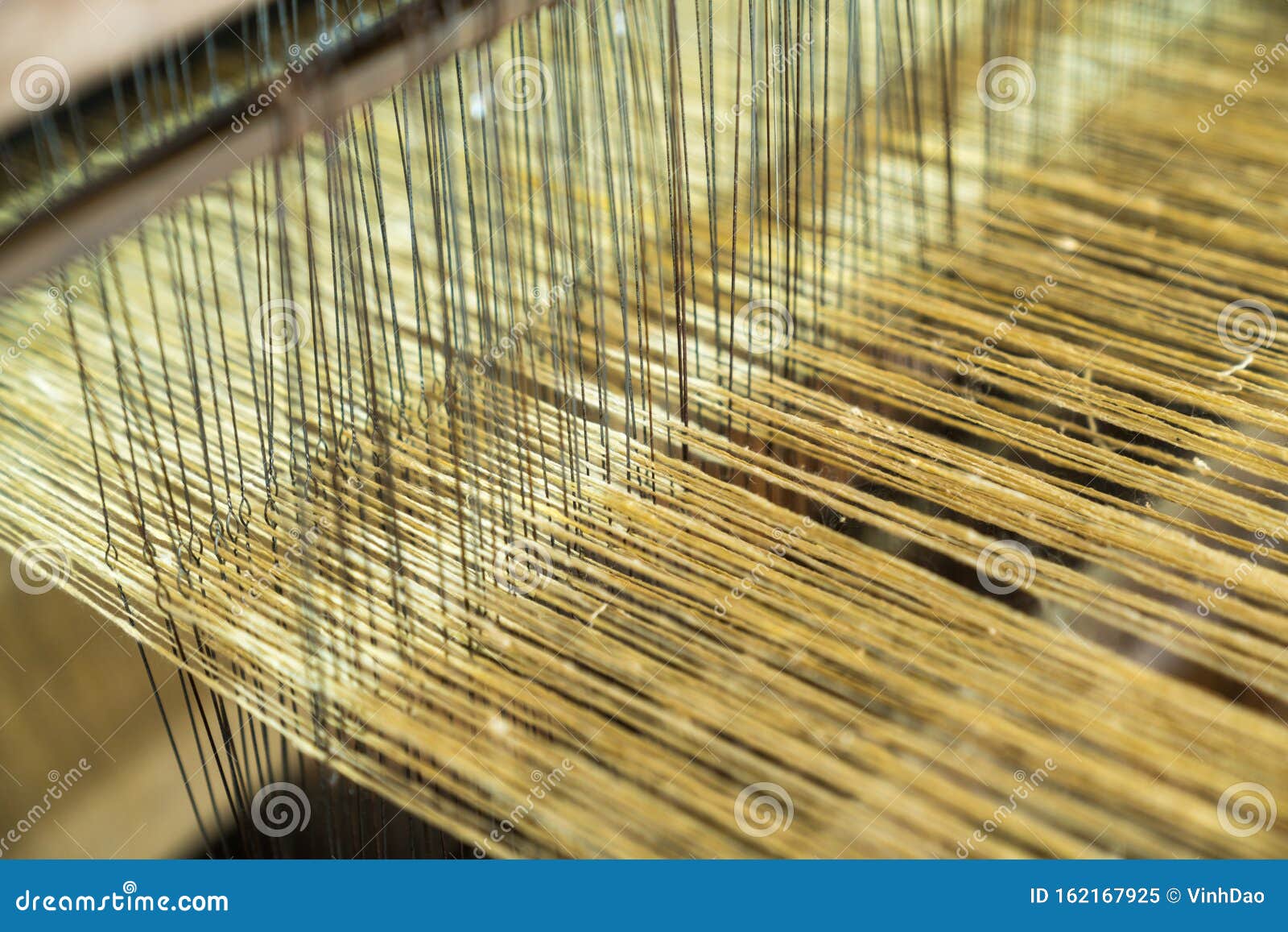 Weaving Silk in Traditional Way in Vietnam. Vietnamese Silk Processing ...