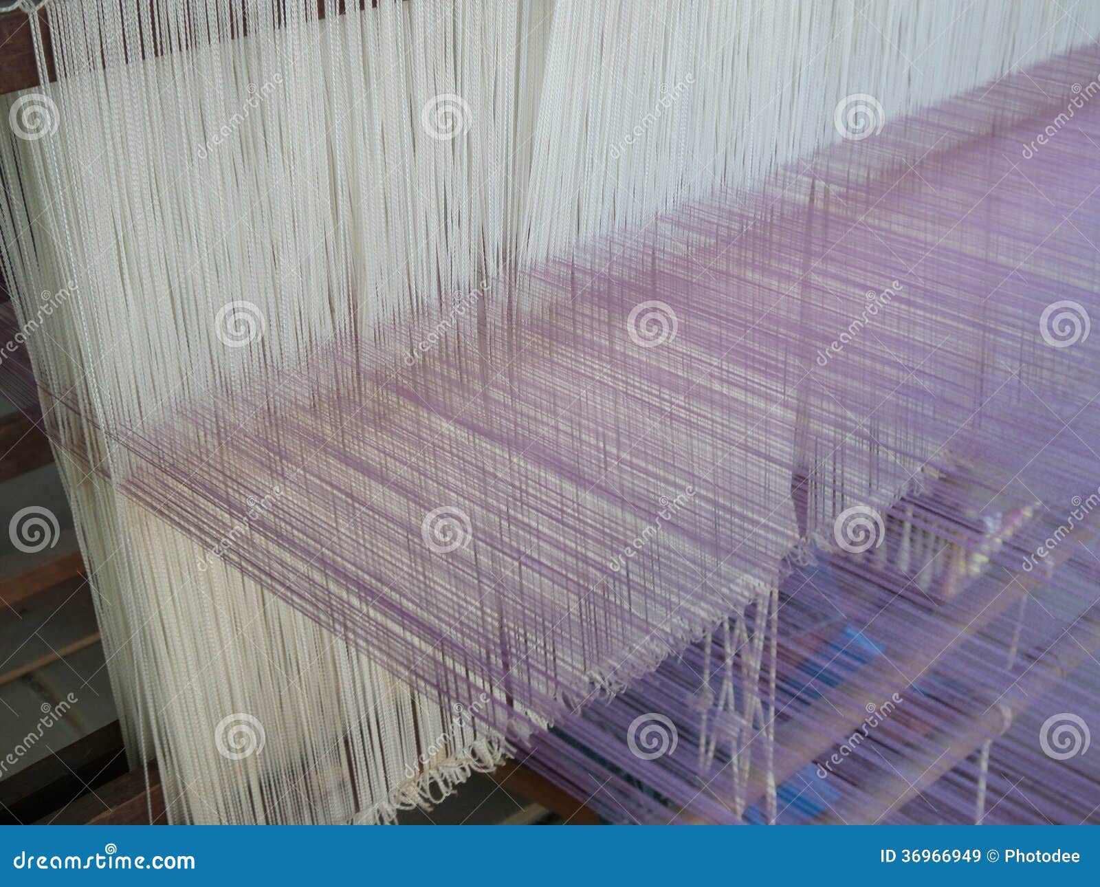 Weaving Thread for the Textile Industry Stock Image - Image of industry ...