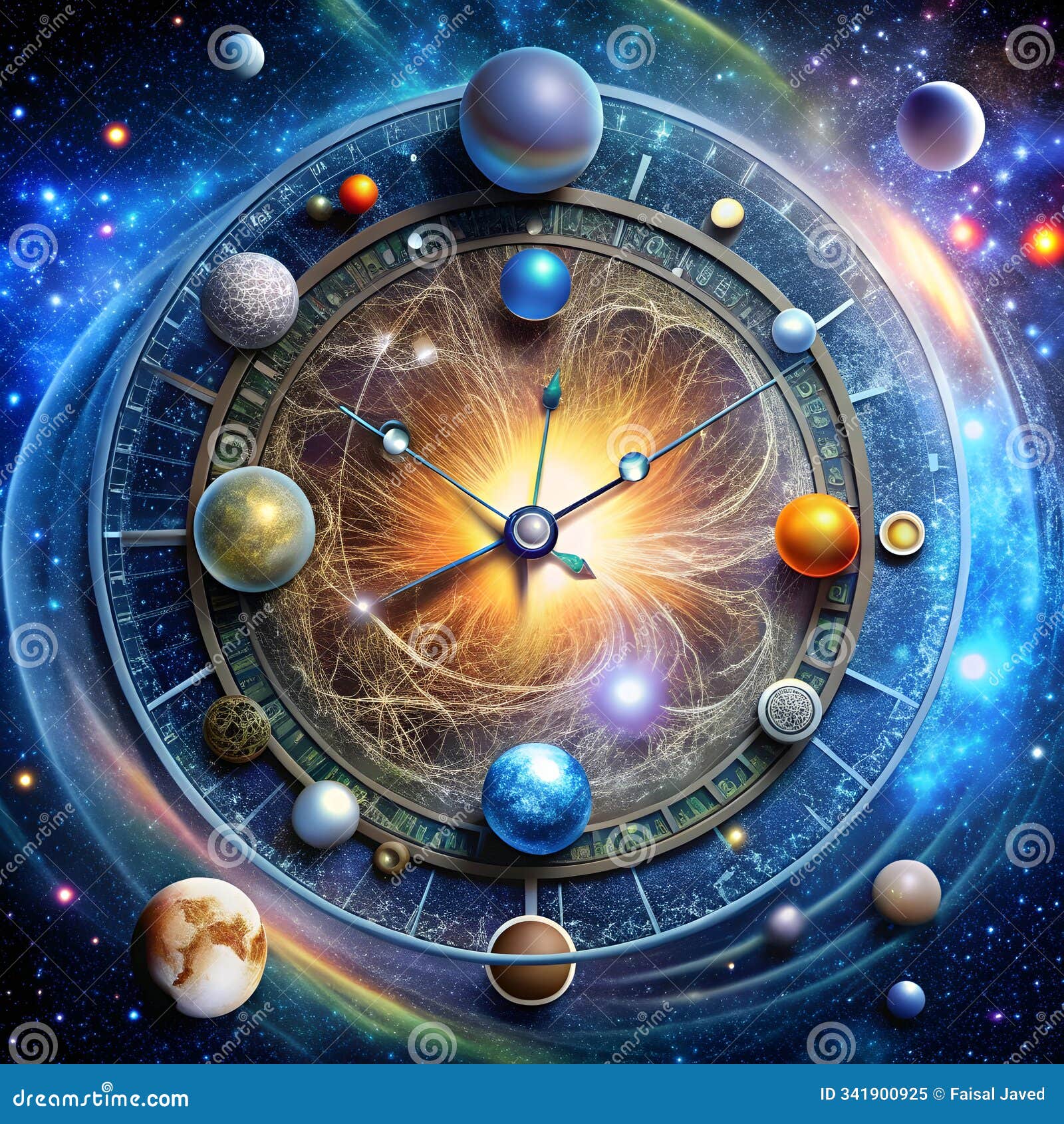 Eternal Tapestry: Moments that Transcend Boundaries Stock Illustration ...