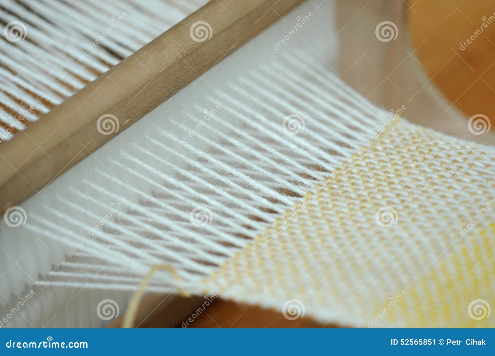 Weaving stock image. Image of texture, home, white, crafts - 52565851