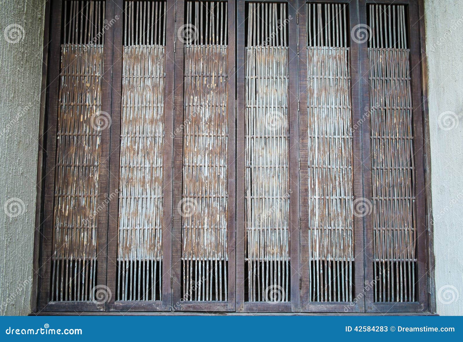 Weaving wood doors stock image. Image of doors, beautiful - 42584283