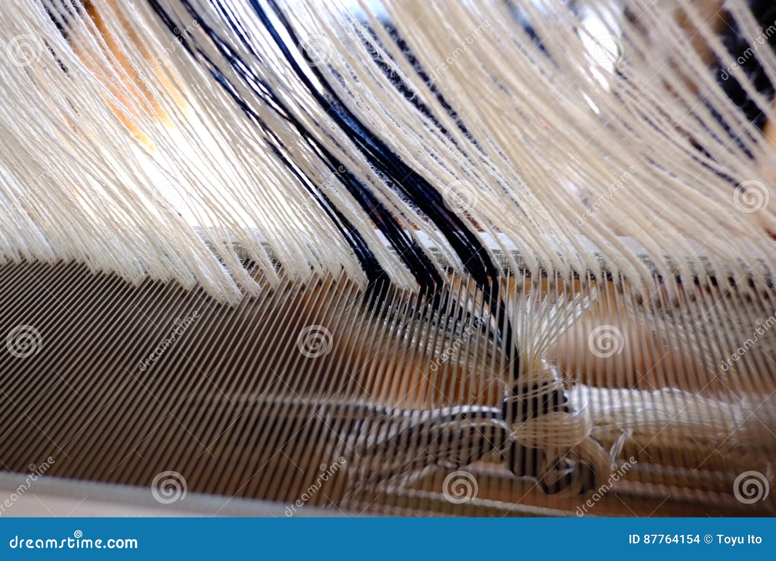 Weaving work. stock photo. Image of warp, workshop, work - 87764154
