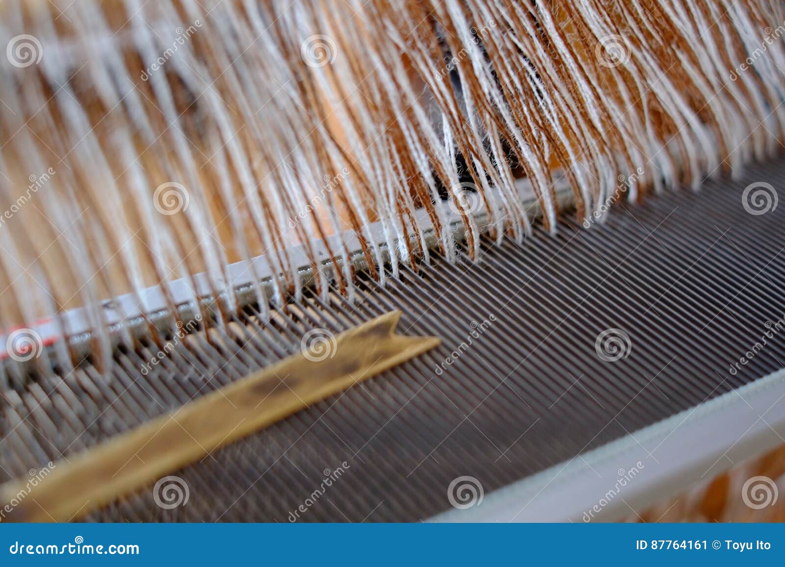 Weaving work. stock image. Image of workshop, dyeing - 87764161