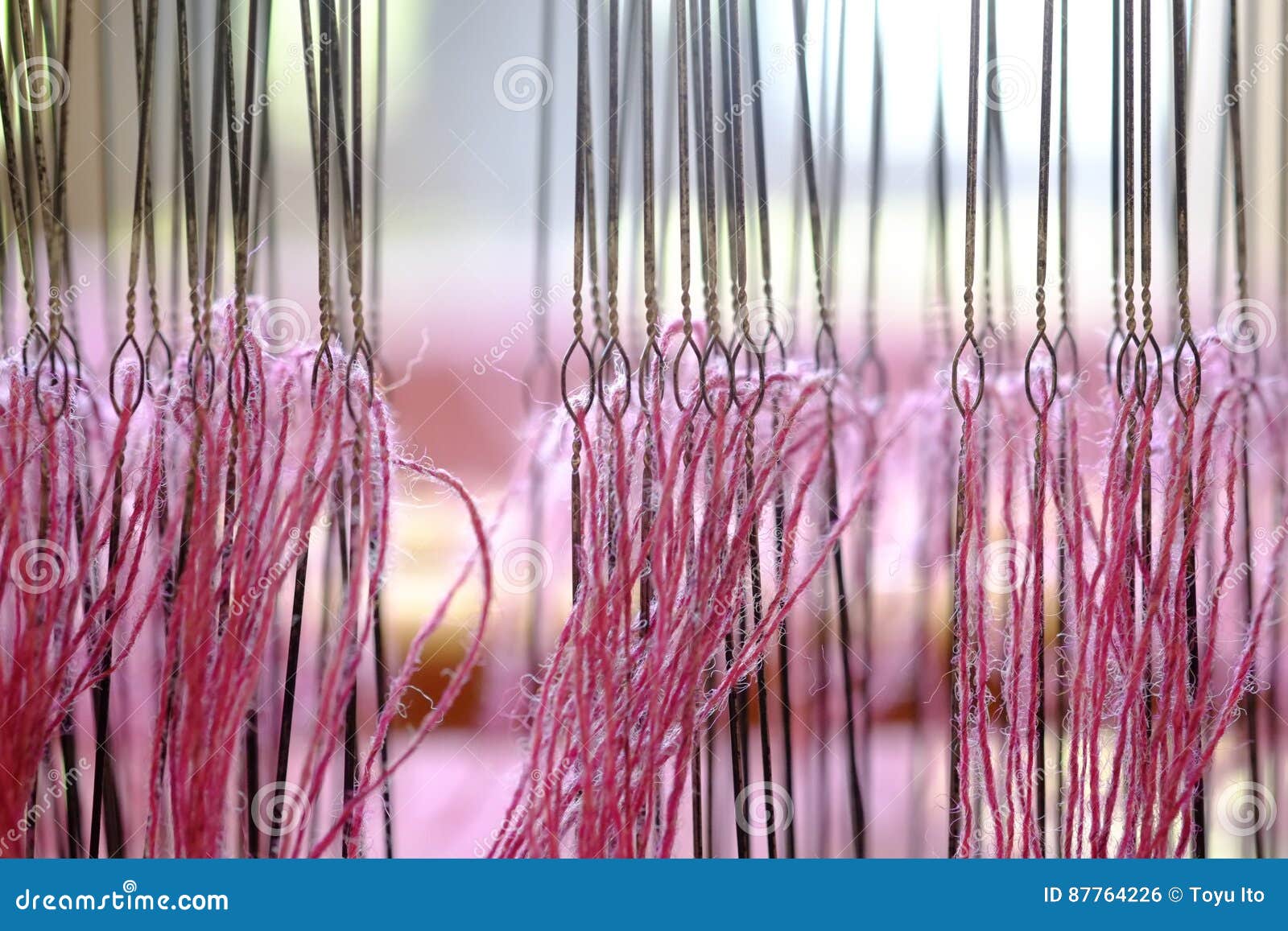 Weaving work. stock photo. Image of stall, shuttle, workshop - 87764226