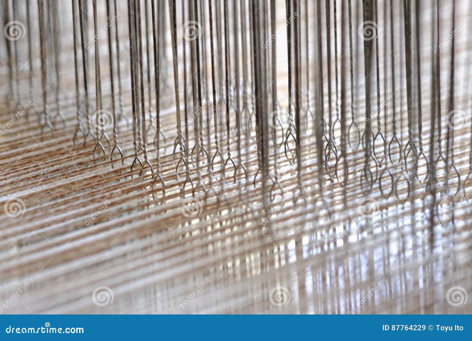 Weaving work. stock image. Image of woven, hand, tissue - 87764229