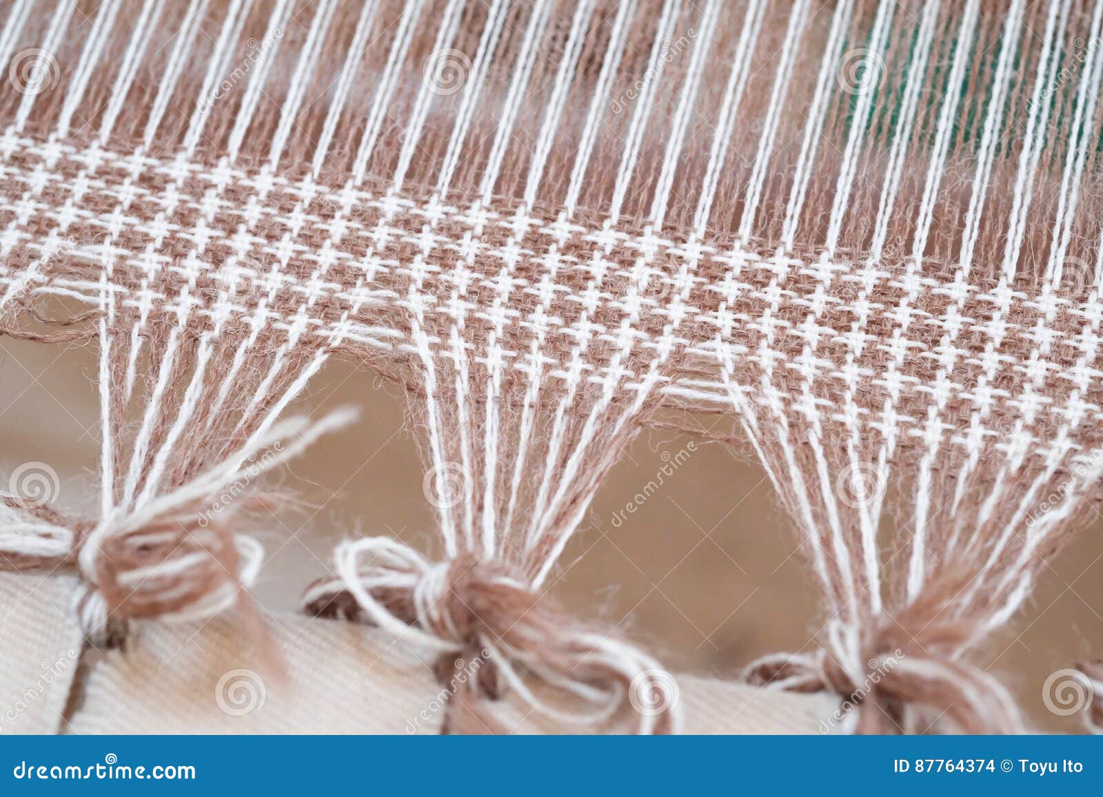Weaving work. stock photo. Image of stall, dyeing, workshop - 87764374
