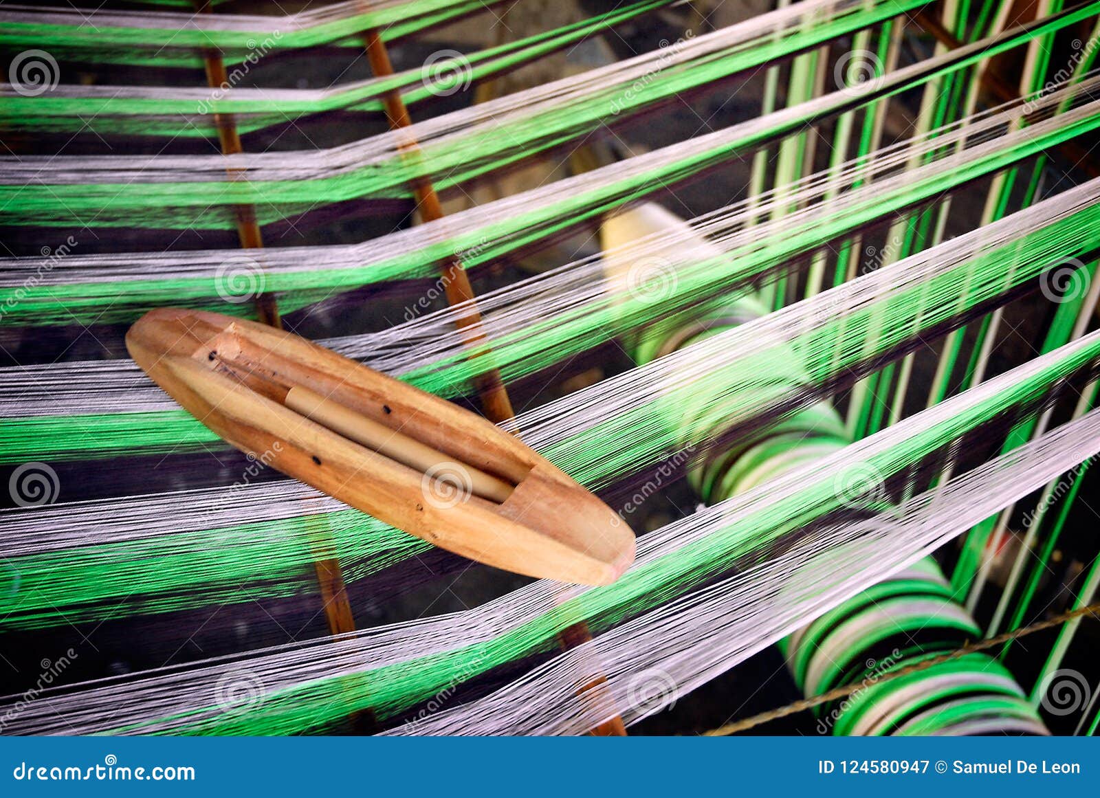 Weaving Yarn stock image. Image of idle, patterns, arranged - 124580947