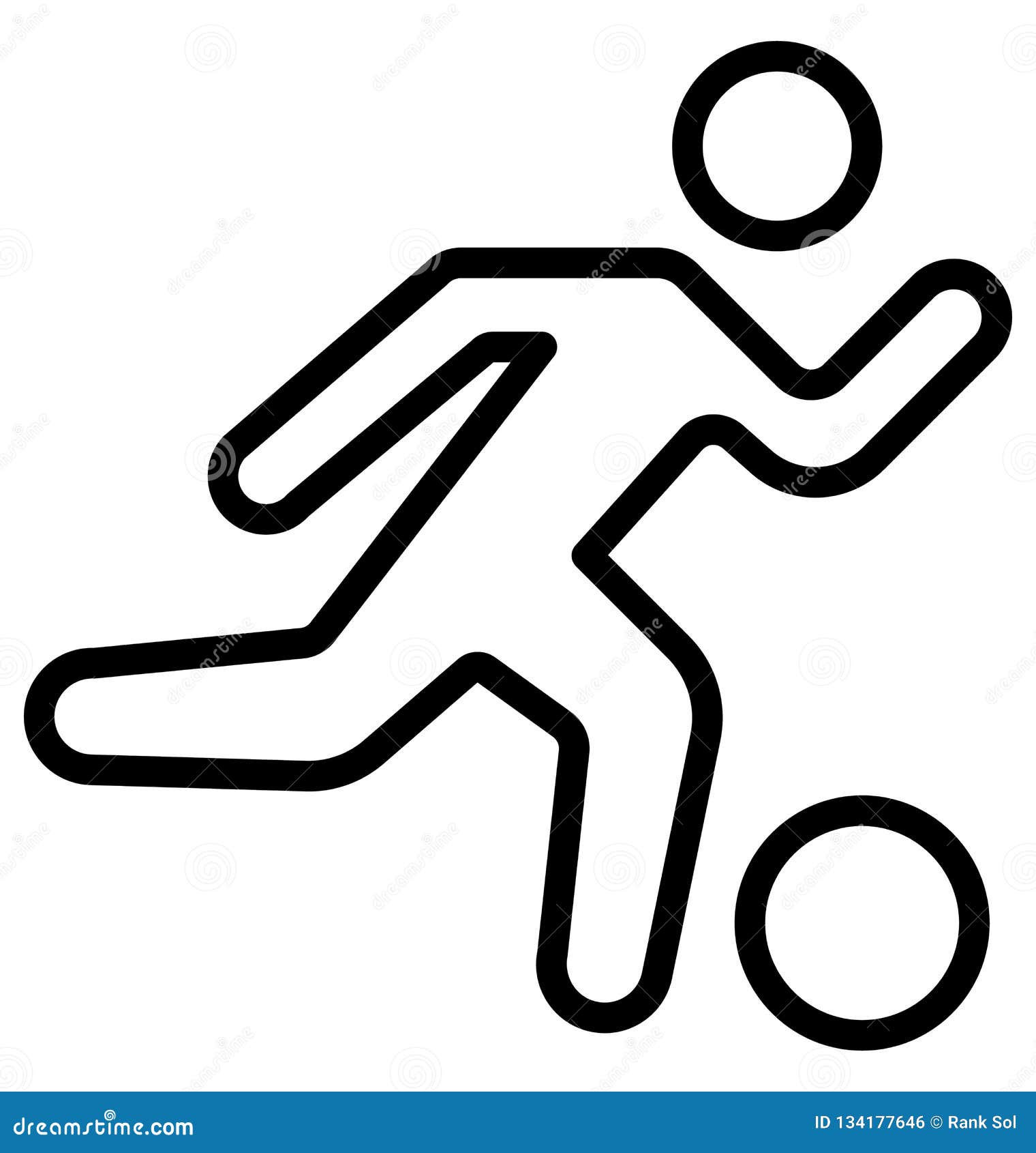 Football Hit Vector that Can Be Easily Modified or Edit Stock ...