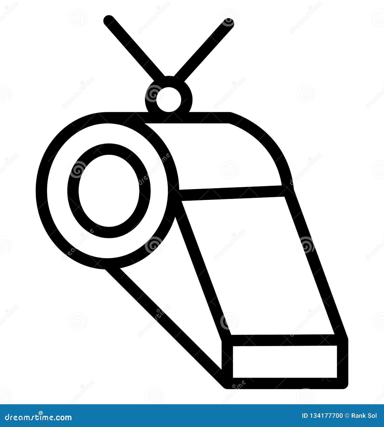 Whistle Vector that Can Be Easily Modified or Edit Stock Vector ...