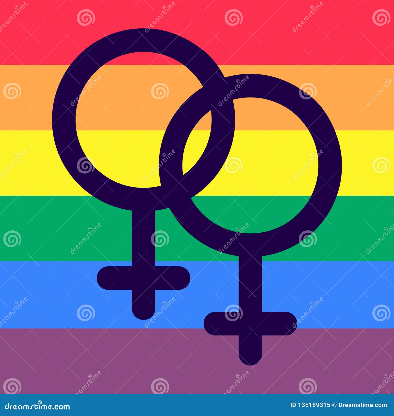 Lgbt Pride Flag Stock Vector Illustration Of Blue Love 135189315