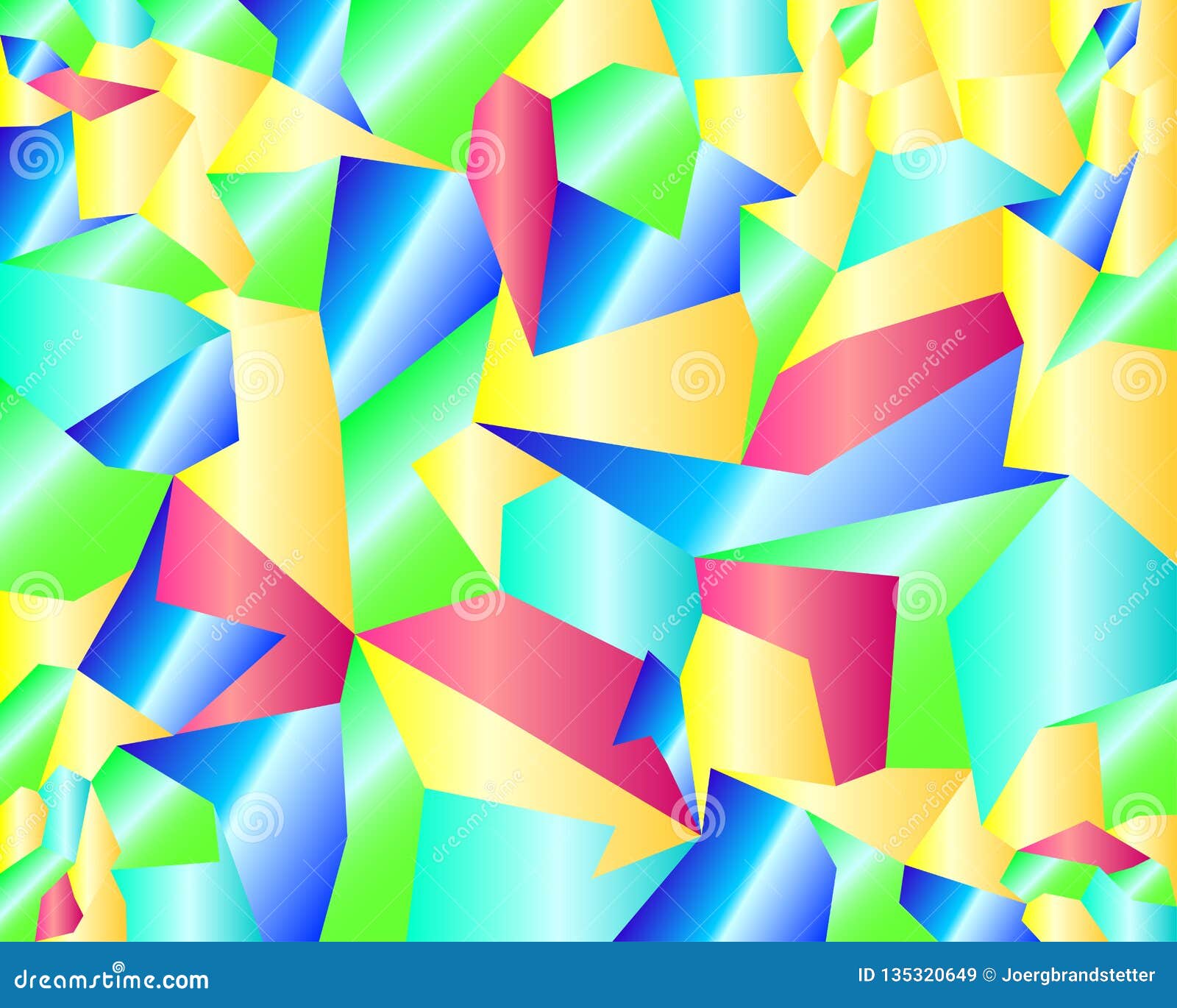 Vivid Coloured Geometrical Pattern Background Stock Vector ...