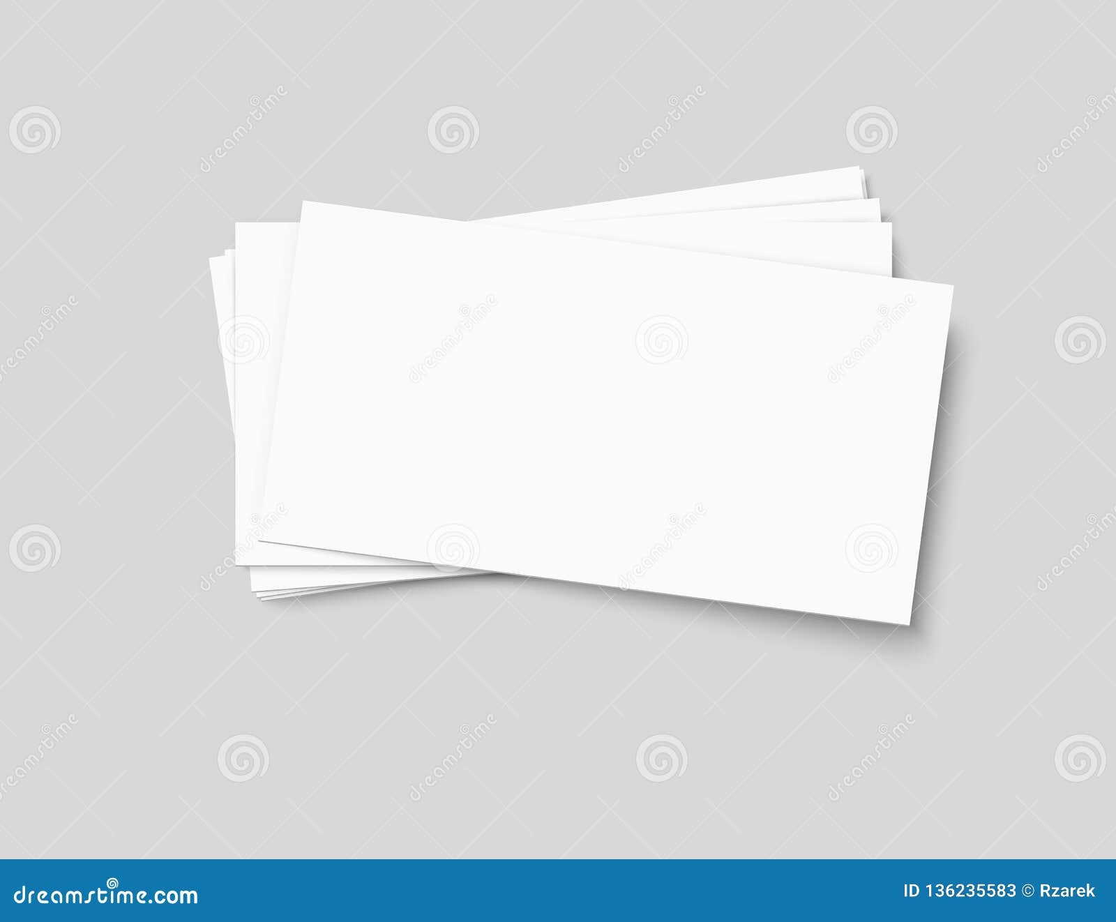 Vector Business Cards Stack on Transparent Background. - Illustration ...