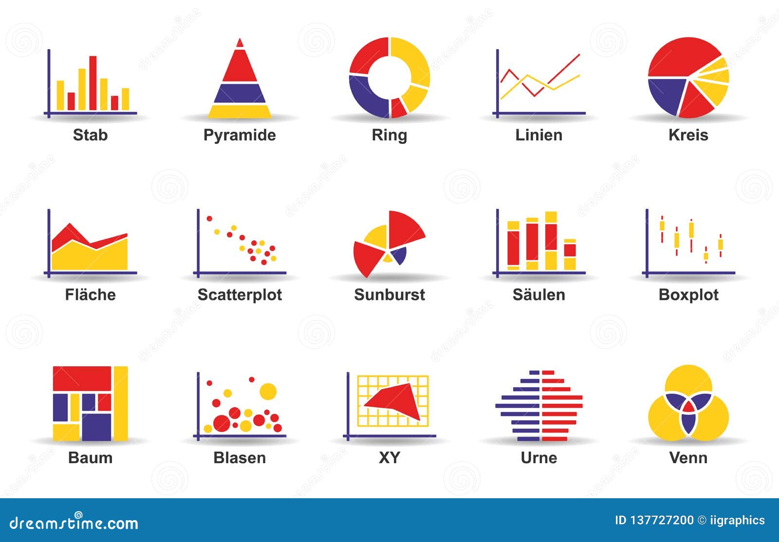 Statistics icon set stock illustration. Illustration of decoration ...