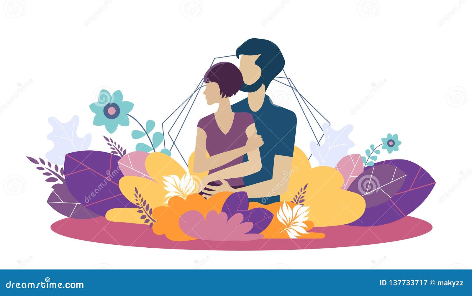 Growing Family Tree Concept Vector Illustration | CartoonDealer.com ...