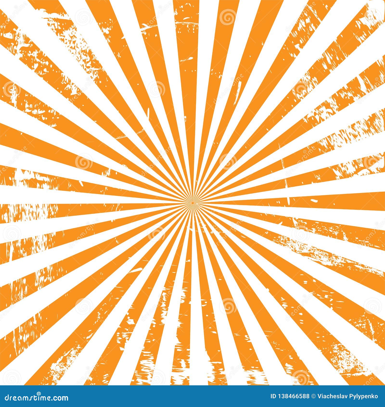 Retro Sunburst Background in Vintage Style. Stock Vector - Illustration ...