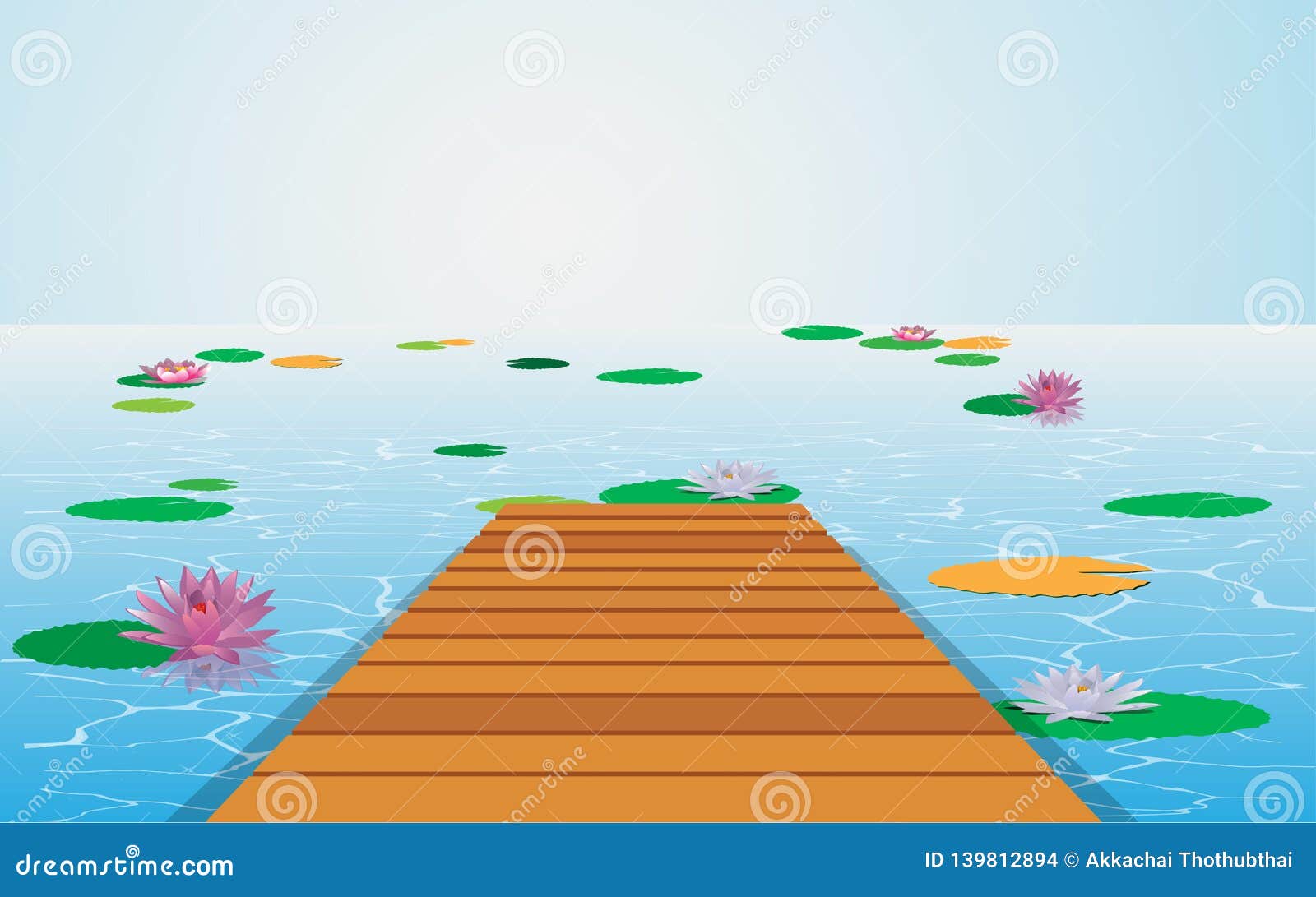Wood Walkways Stock Illustrations – 129 Wood Walkways Stock ...