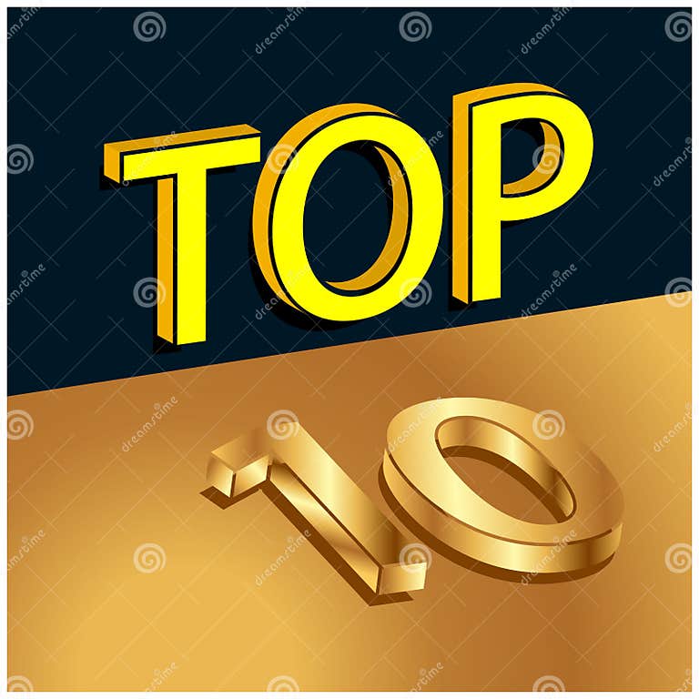 Top, Ten, 10, Rank, Best, Posters, Backgrounds, Cards, Banners ...