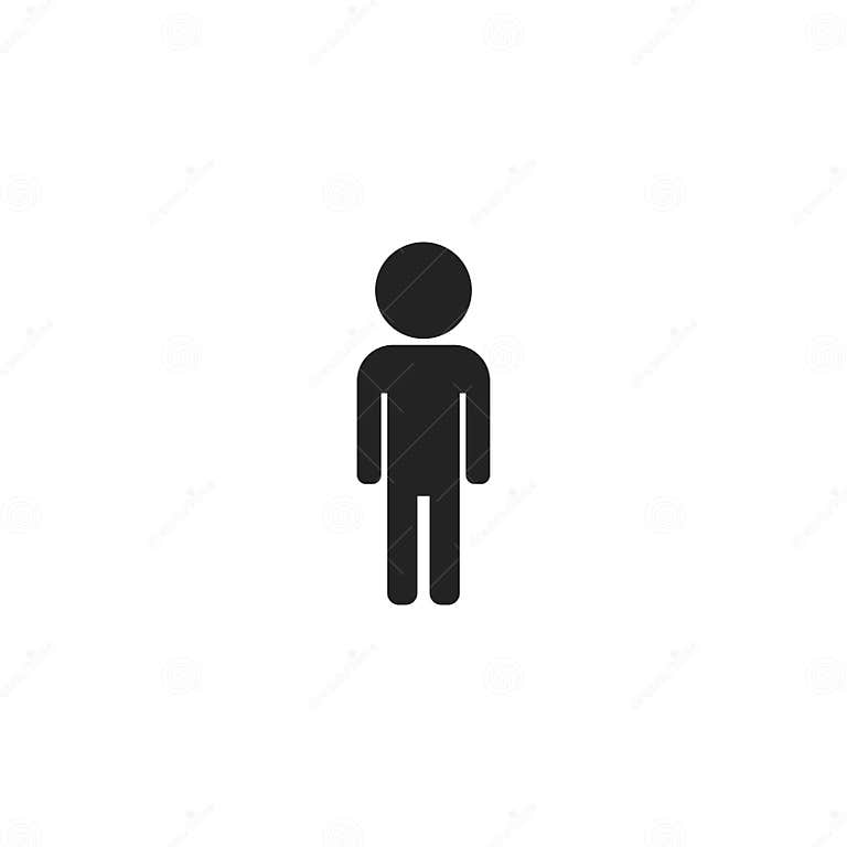 Kid Glyph Vector Icon, Symbol or Logo. Stock Vector - Illustration of ...