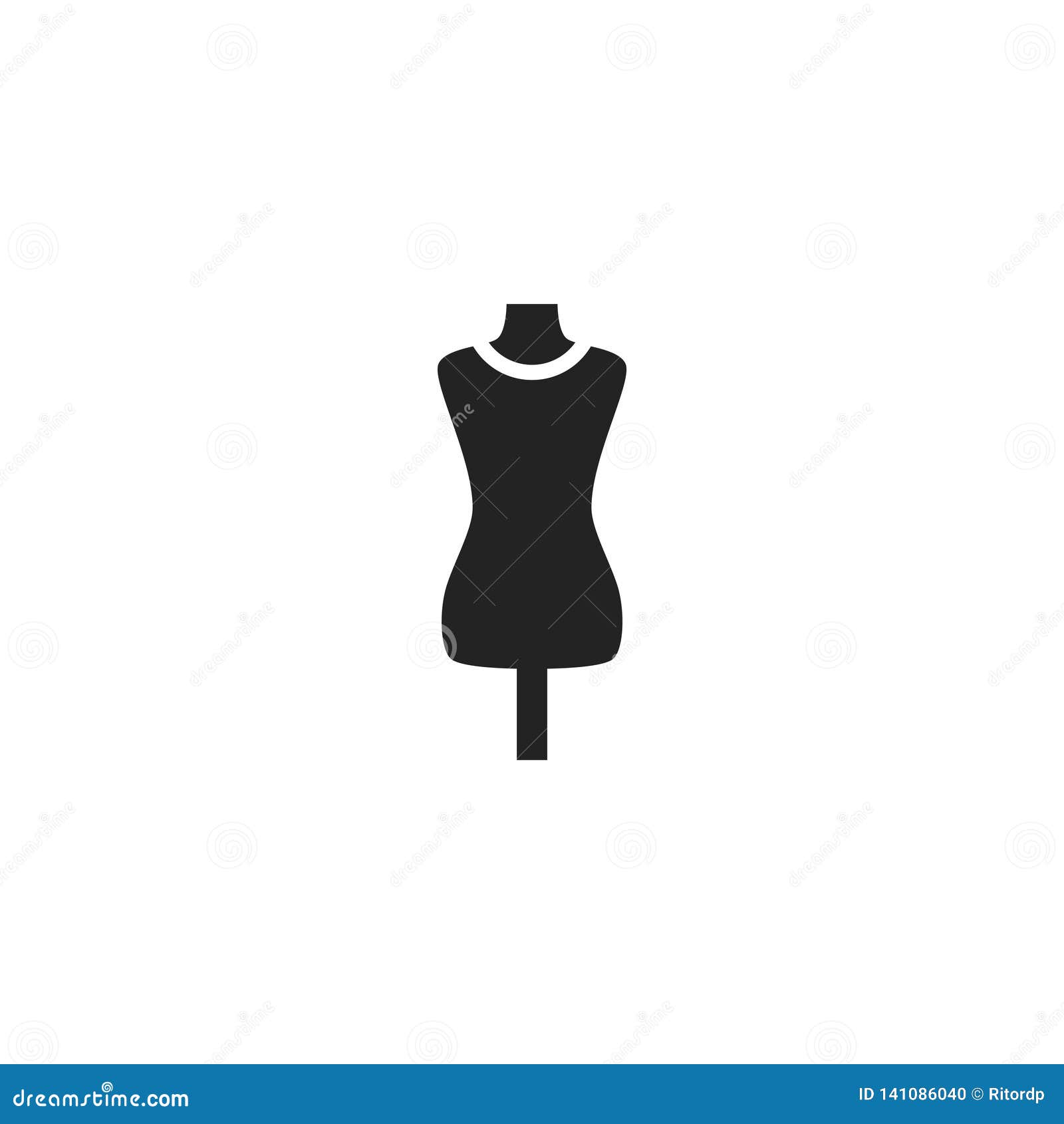 Mannequin Glyph Vector Icon, Symbol or Logo. Stock Vector ...