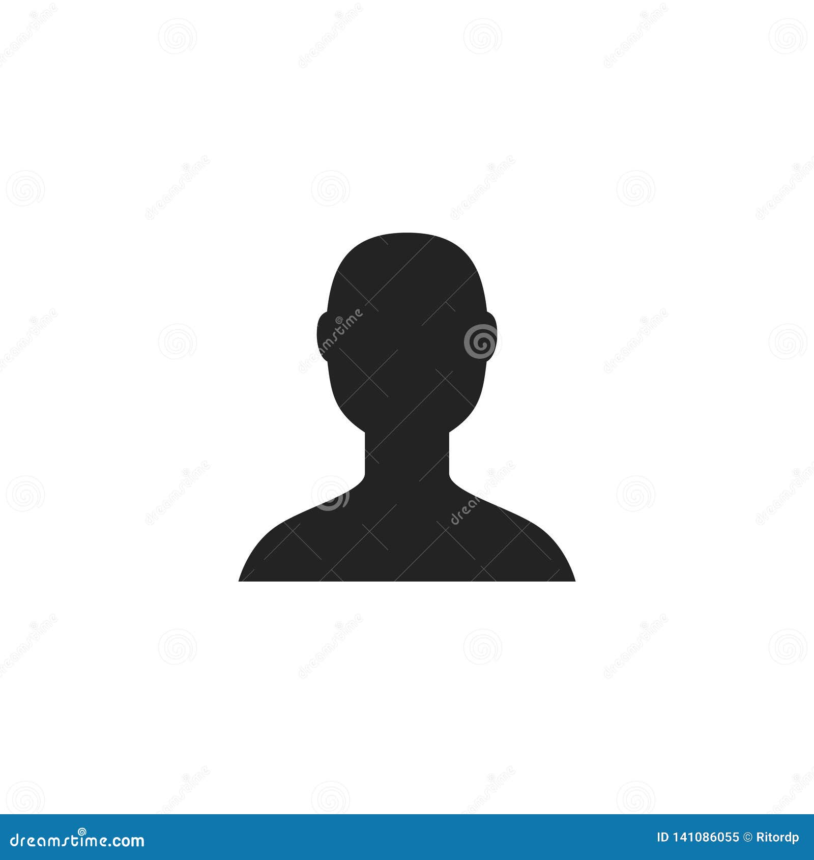 Head Face Glyph Vector Icon, Symbol or Logo. Stock Vector ...