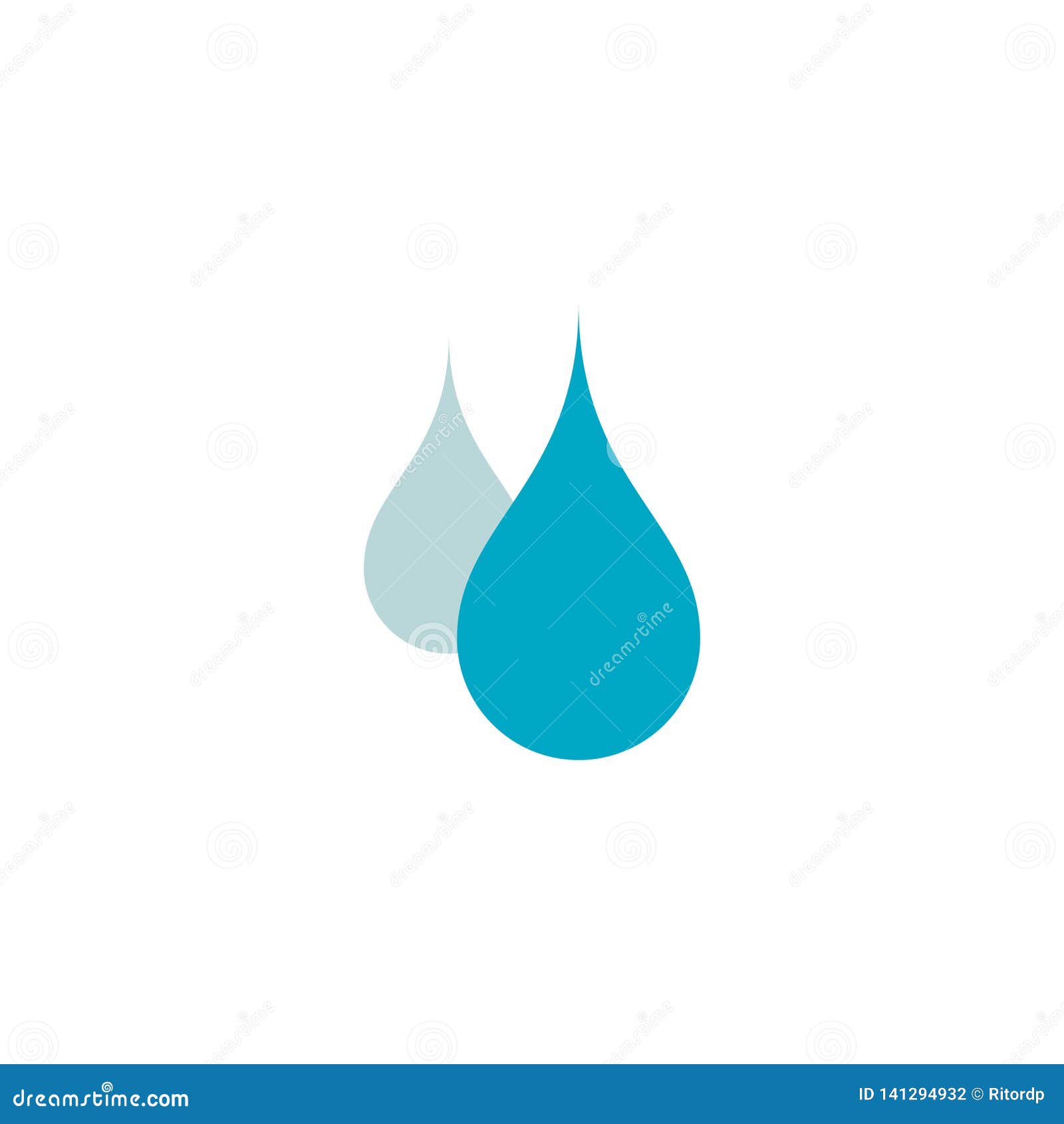 Drop Flat Icon Vector, Symbol or Logo. Stock Vector - Illustration of ...