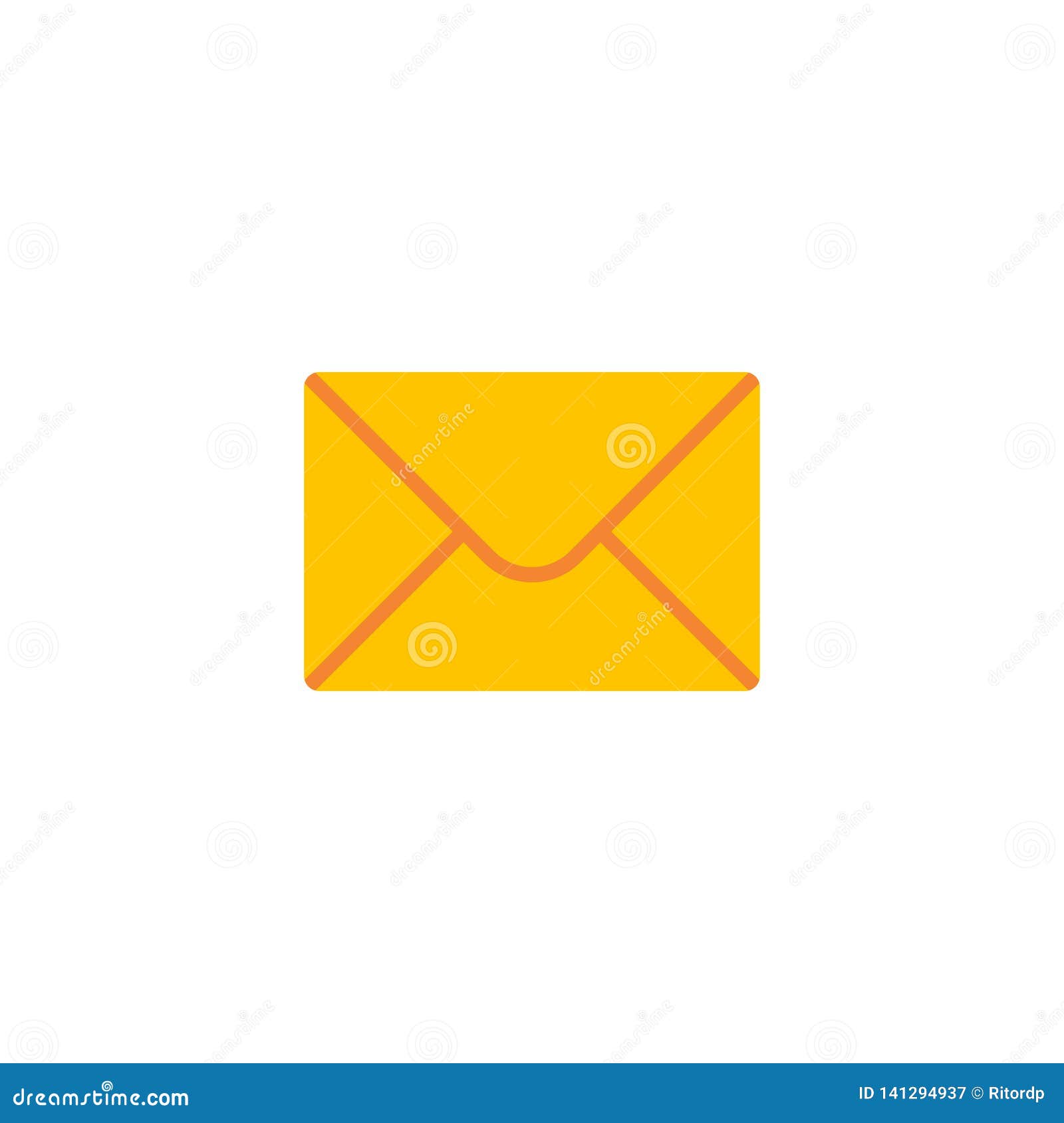 Flat Envelope Icon