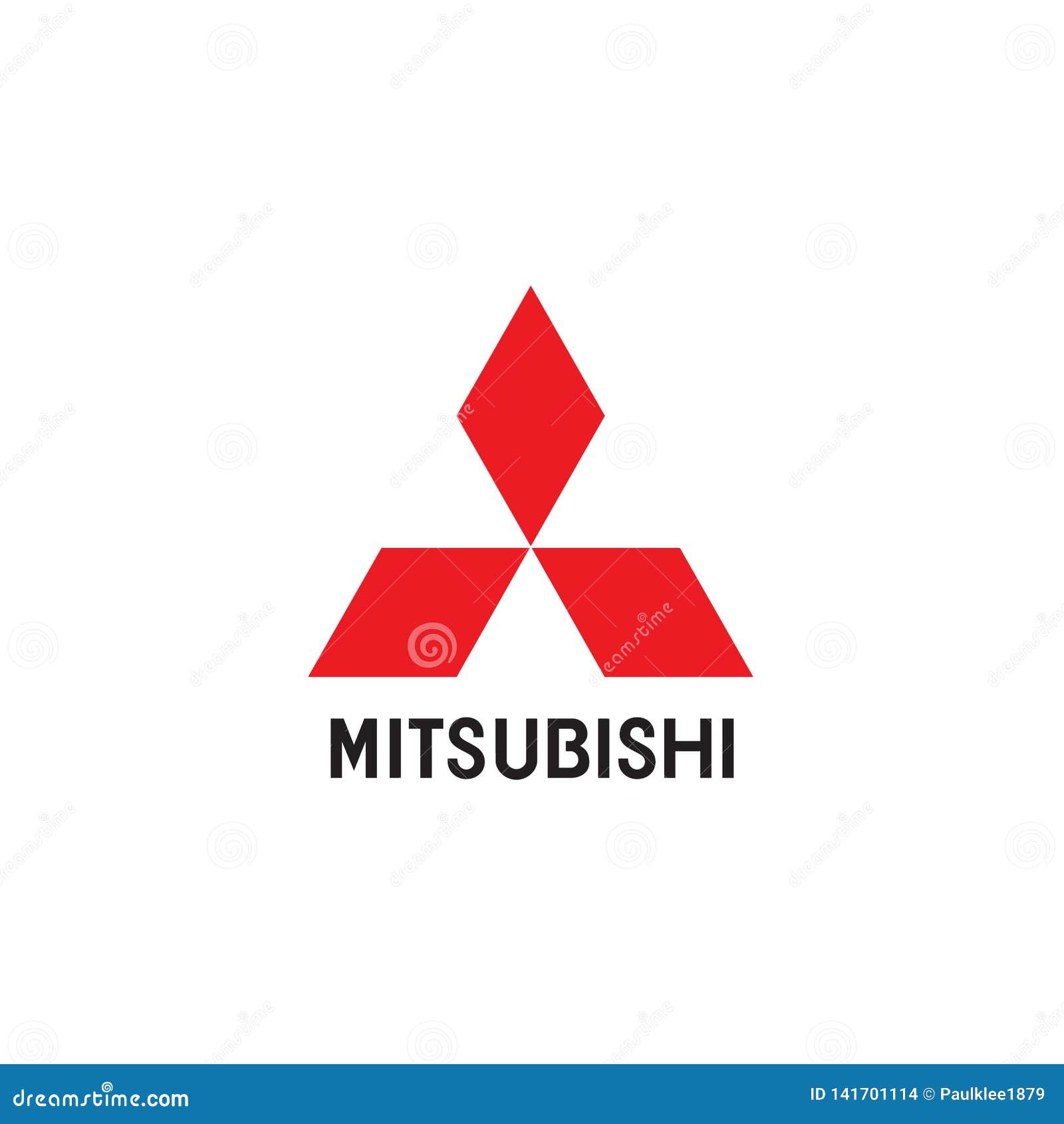 Mitsubishi Logo Vector Illustration Editorial Stock Image ...